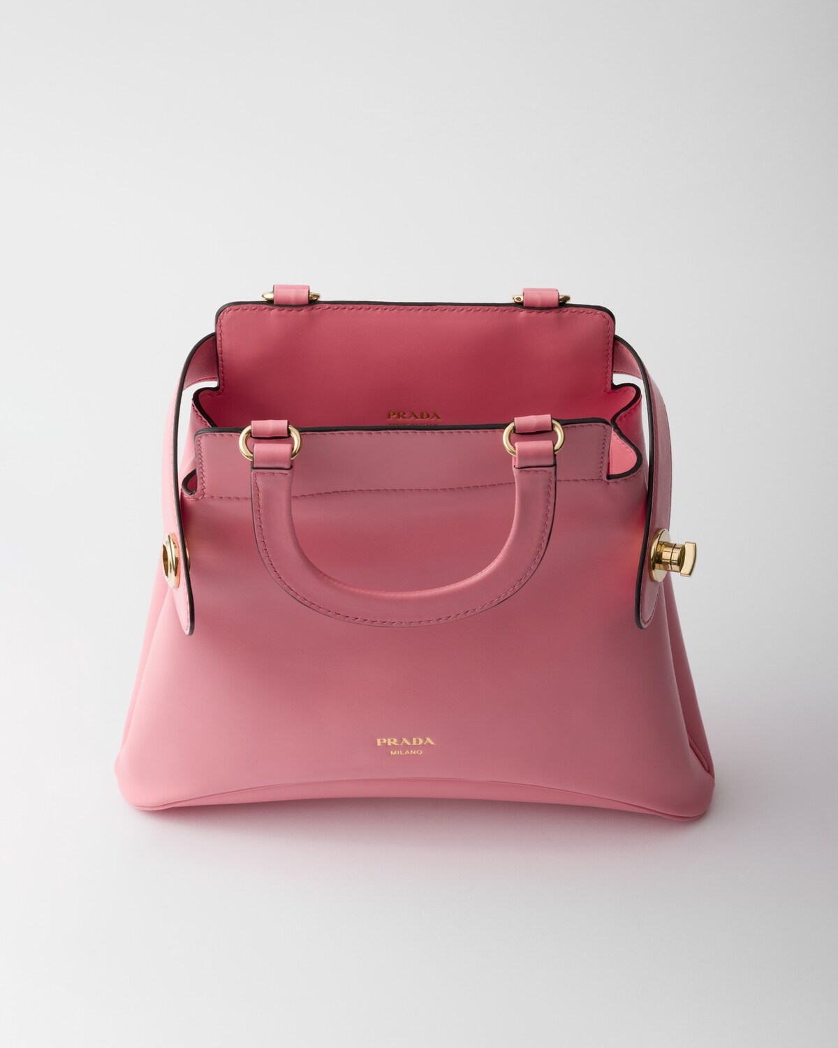 Petal Pink Medium Prada Etude Leather Bag | PRADA