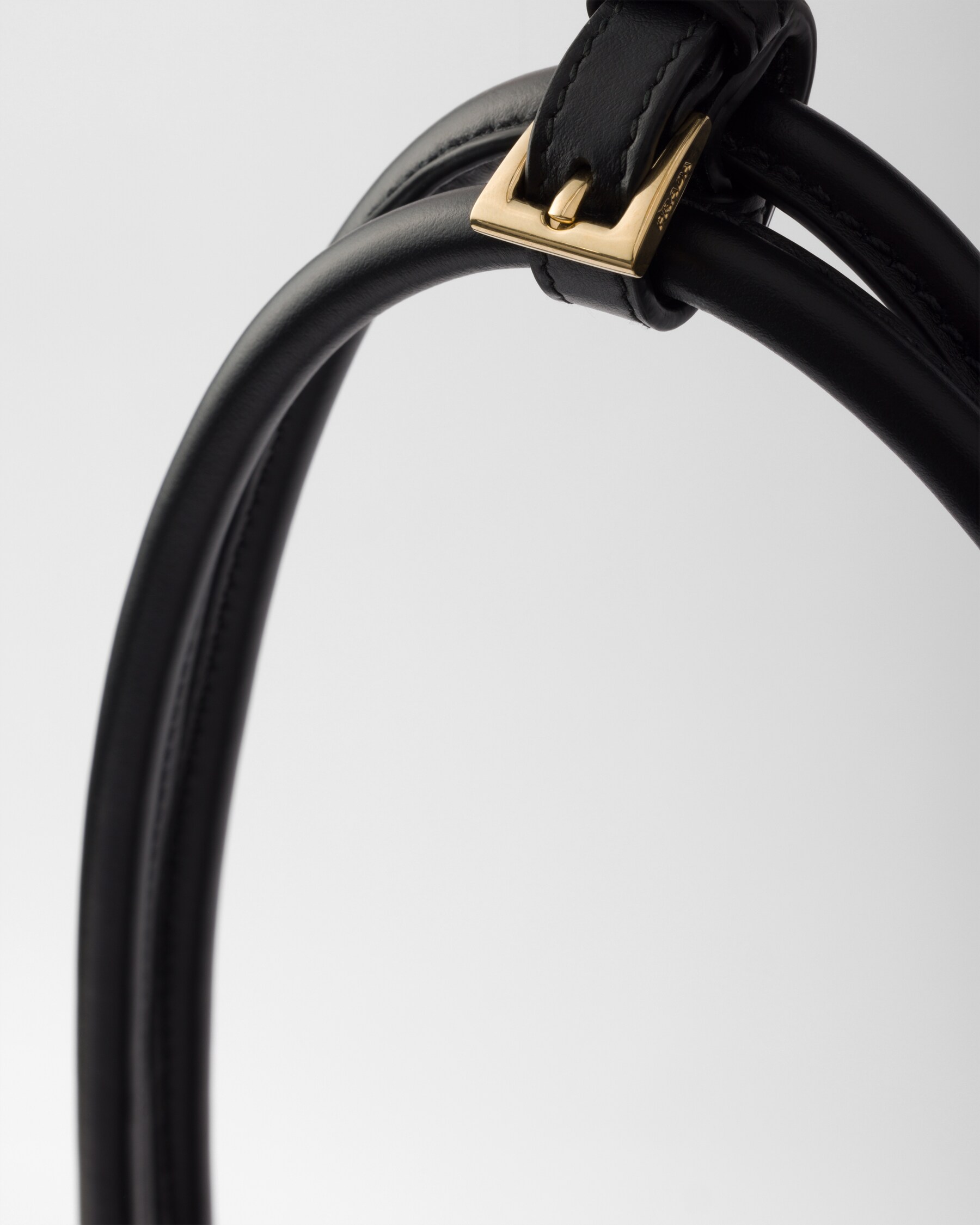 Black Prada Carey Large Leather Bag | PRADA