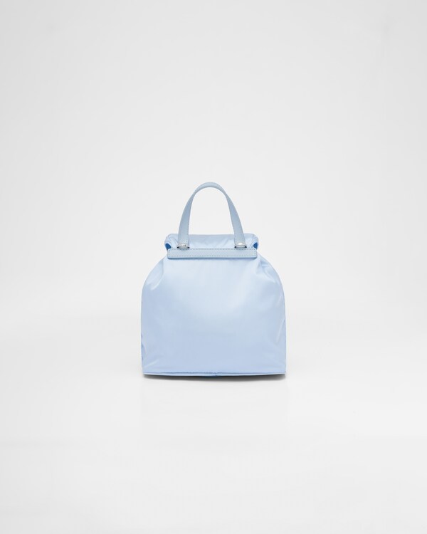 Light Blue Re-nylon Mini Backpack | PRADA