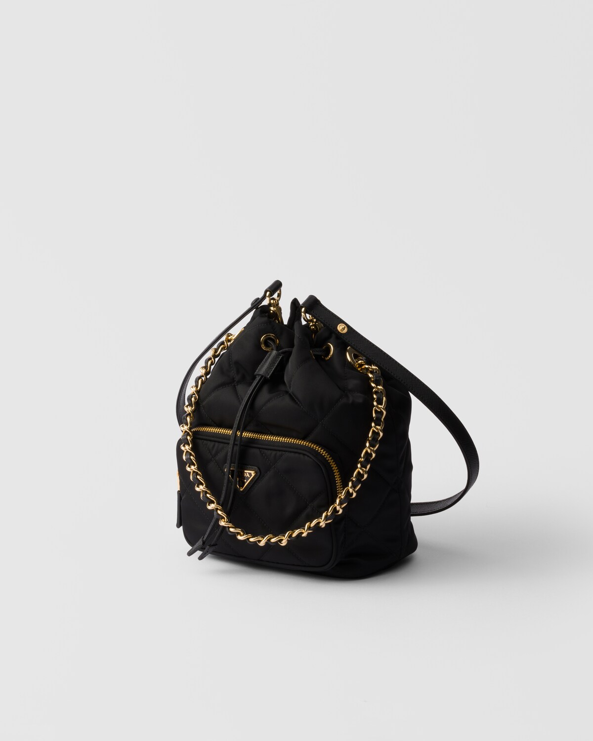 Black Prada Re-edition 1995 Chaîne Re-nylon Shoulder Bag | PRADA