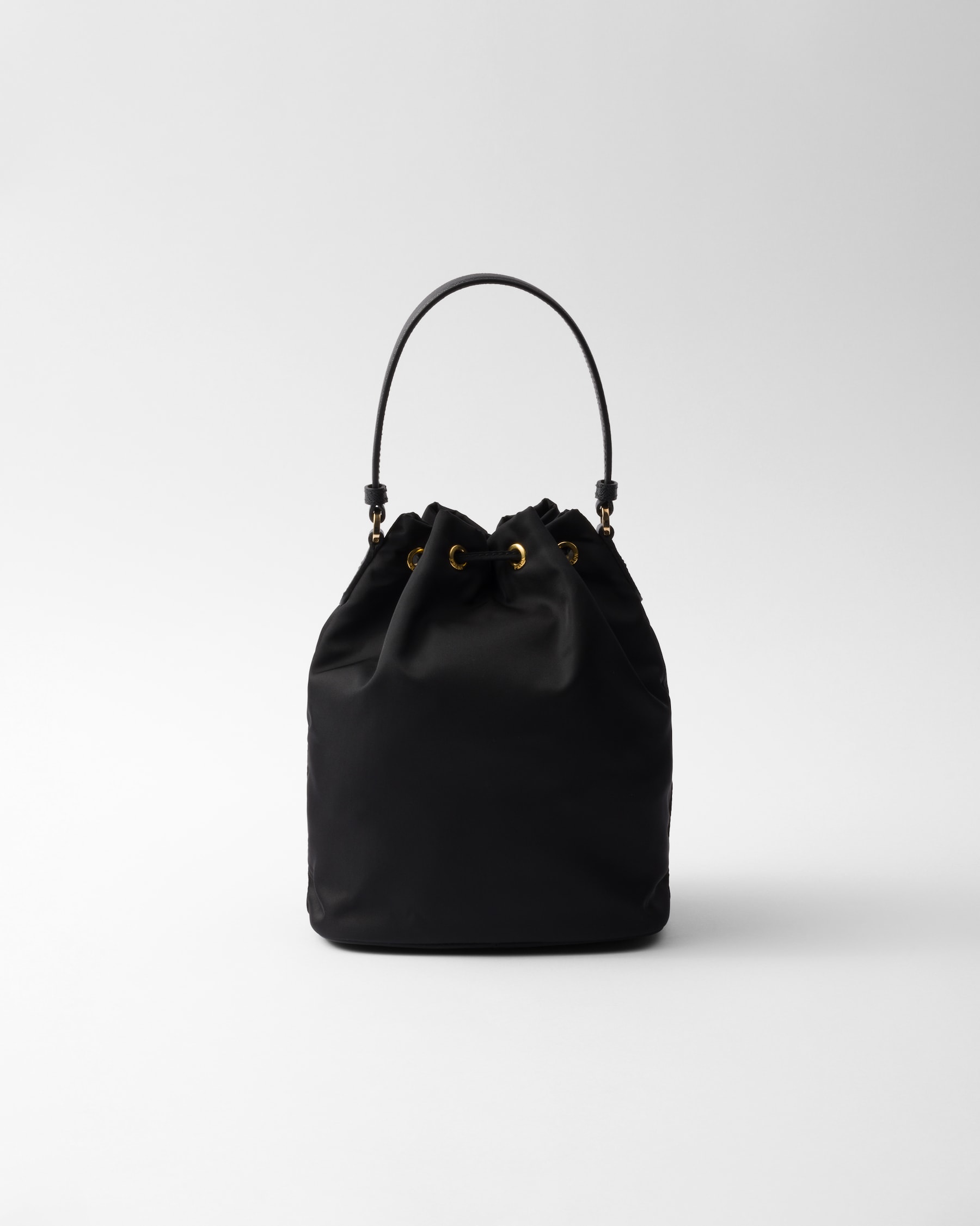 Black Prada Duet Re-nylon Bucket Bag | PRADA