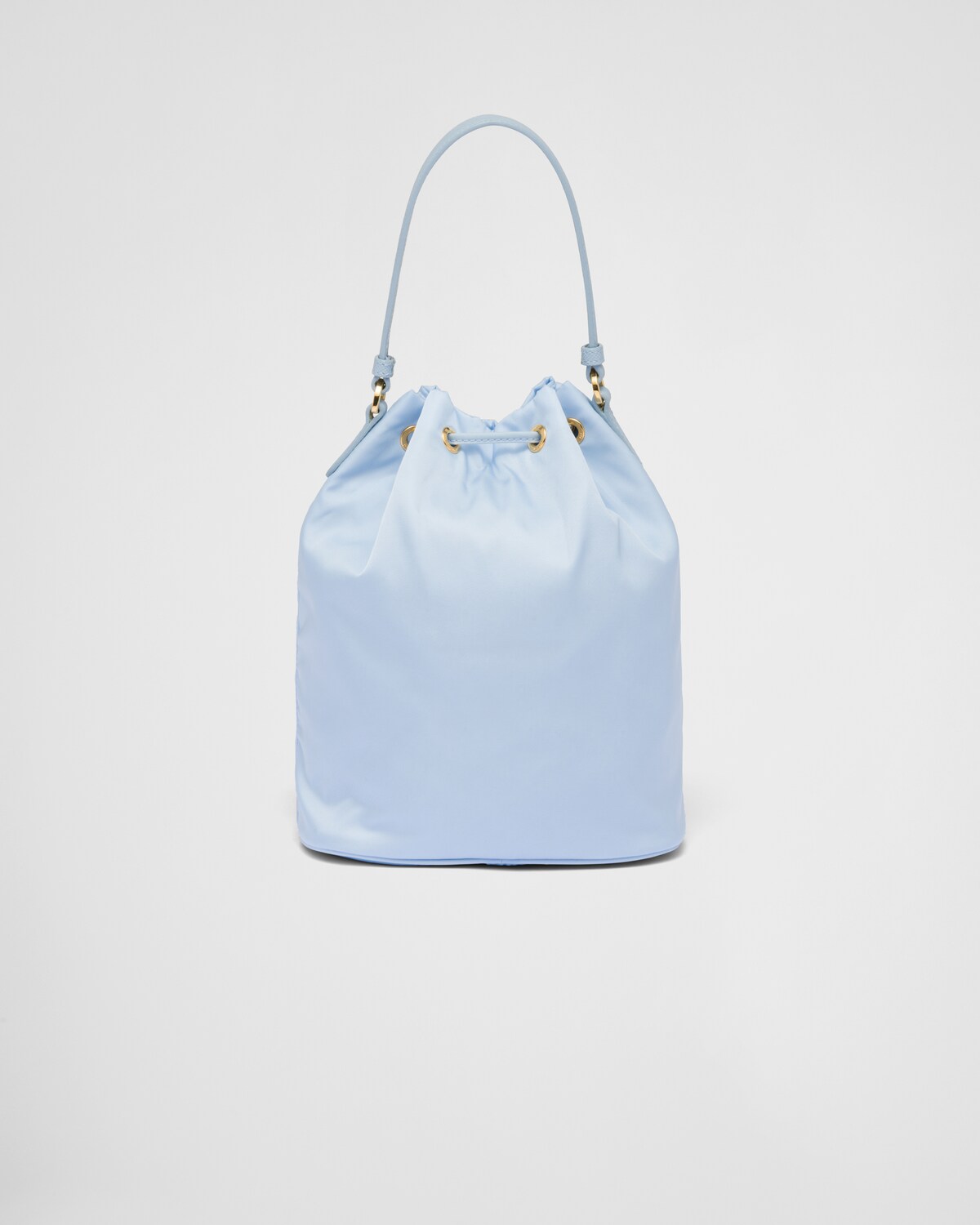 Light Blue Prada Duet Re-nylon Bucket Bag | PRADA