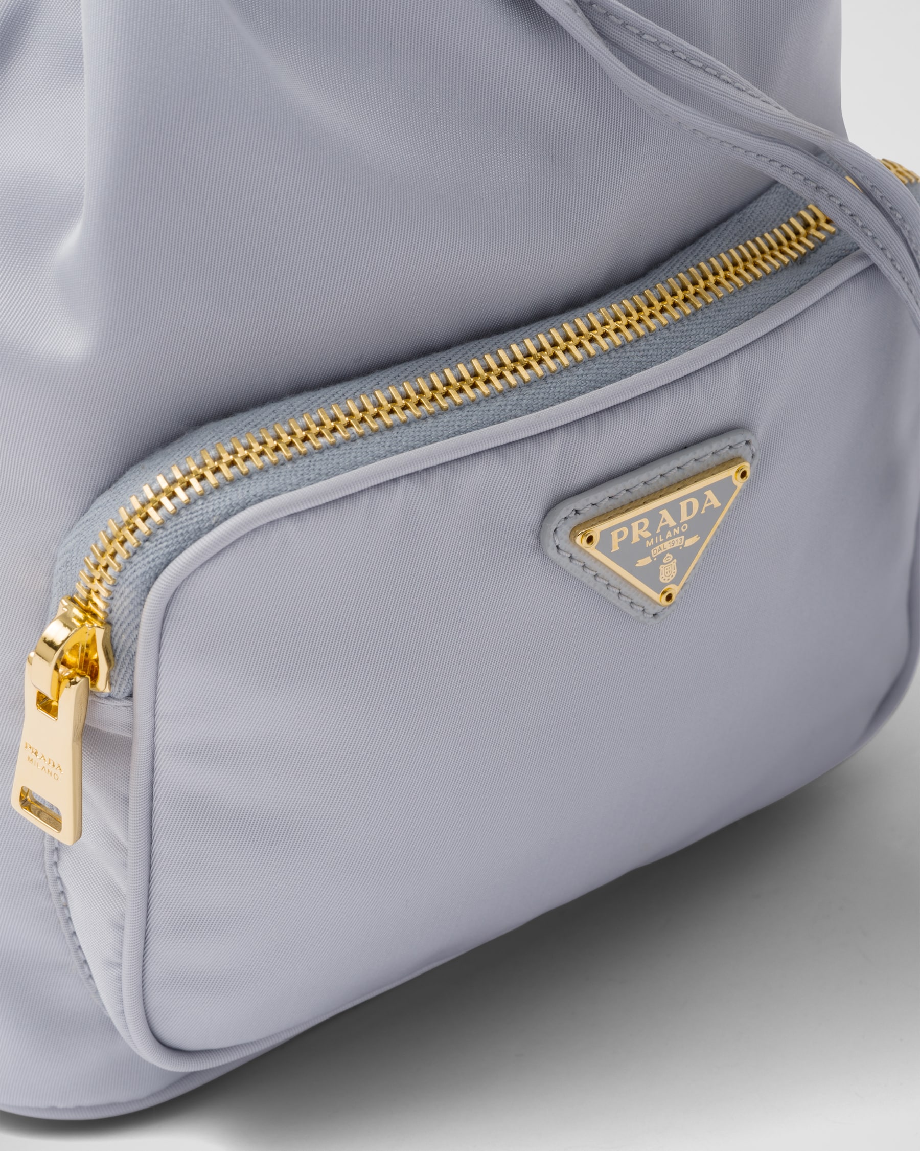 Cornflower Prada Duet Re Nylon Bucket Shoulder Bag Prada