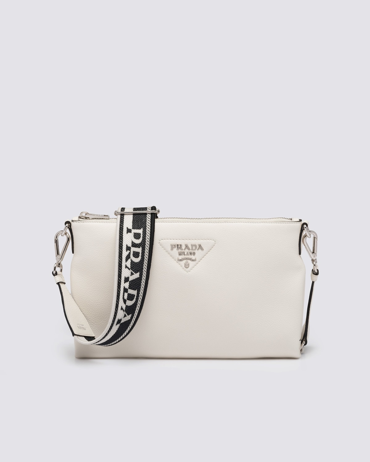 White Leather Shoulder Bag | PRADA