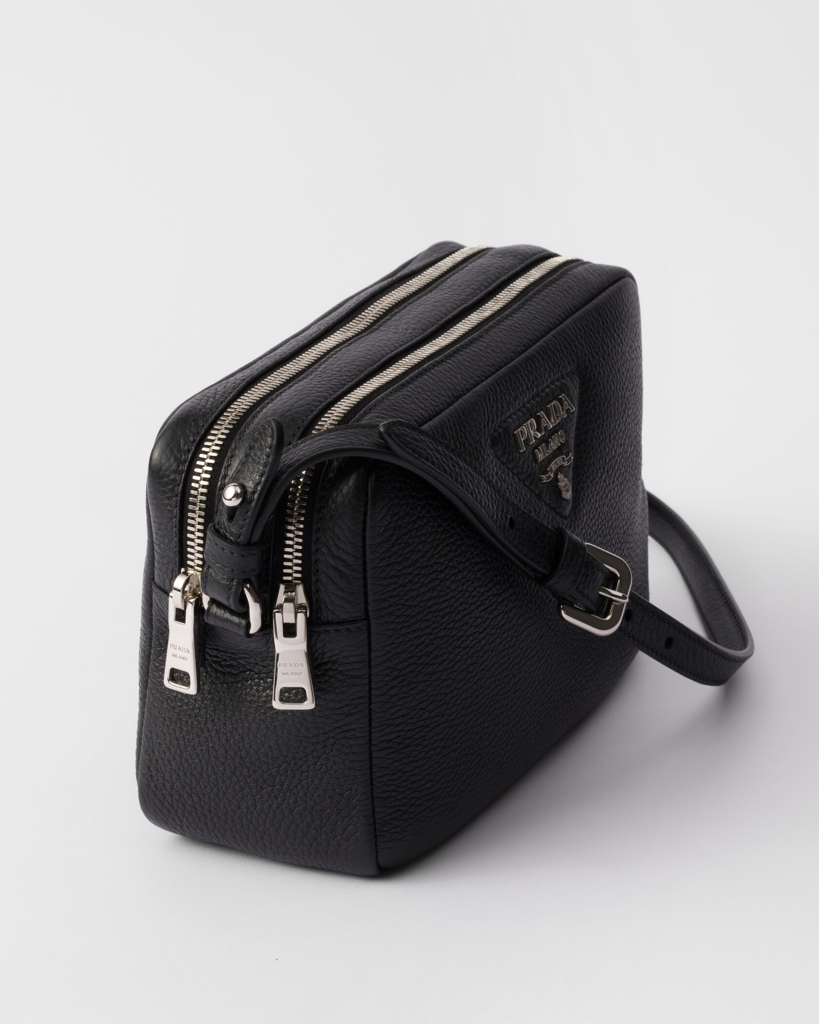 Black Medium Leather Bag | PRADA