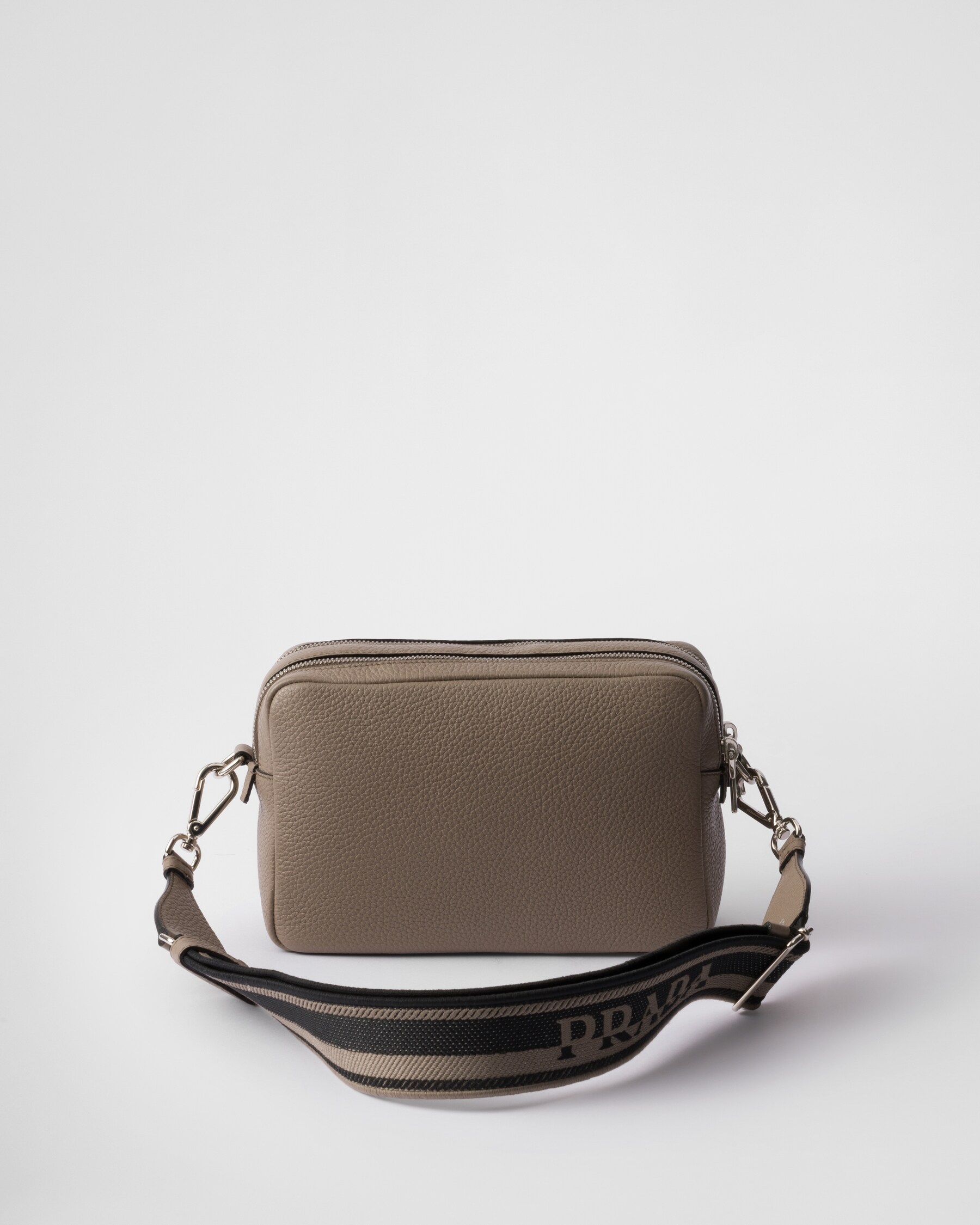 Clay Grey Medium Leather Bag | PRADA