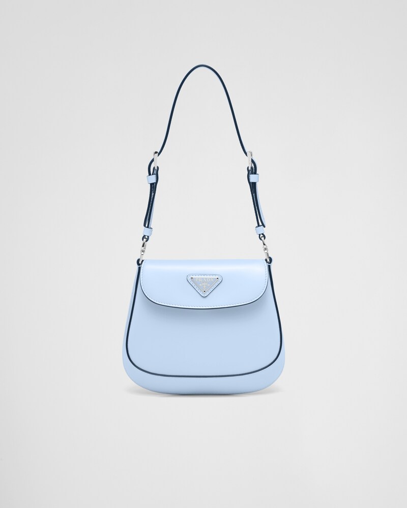 Celeste Prada Cleo Brushed Leather Mini Bag | PRADA