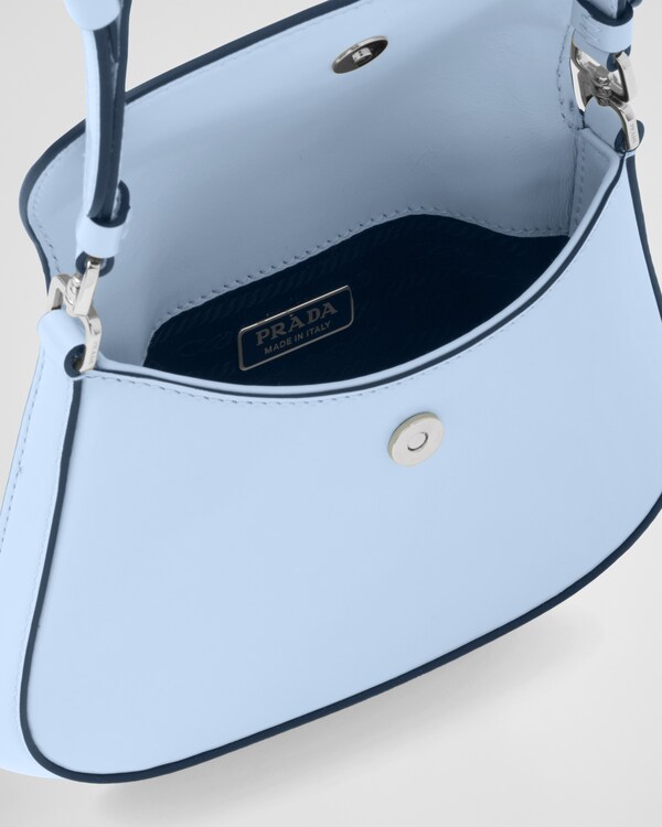 Celeste Prada Cleo Brushed Leather Mini Bag | PRADA