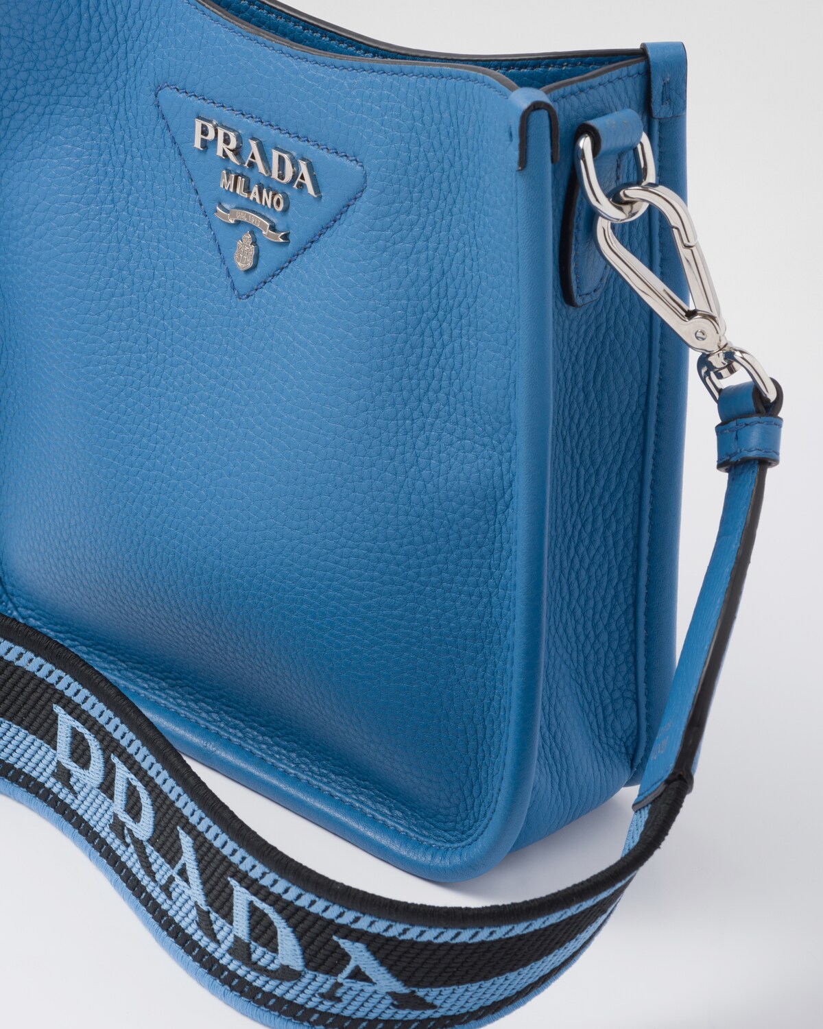 Wave Leather Mini Shoulder Bag | PRADA