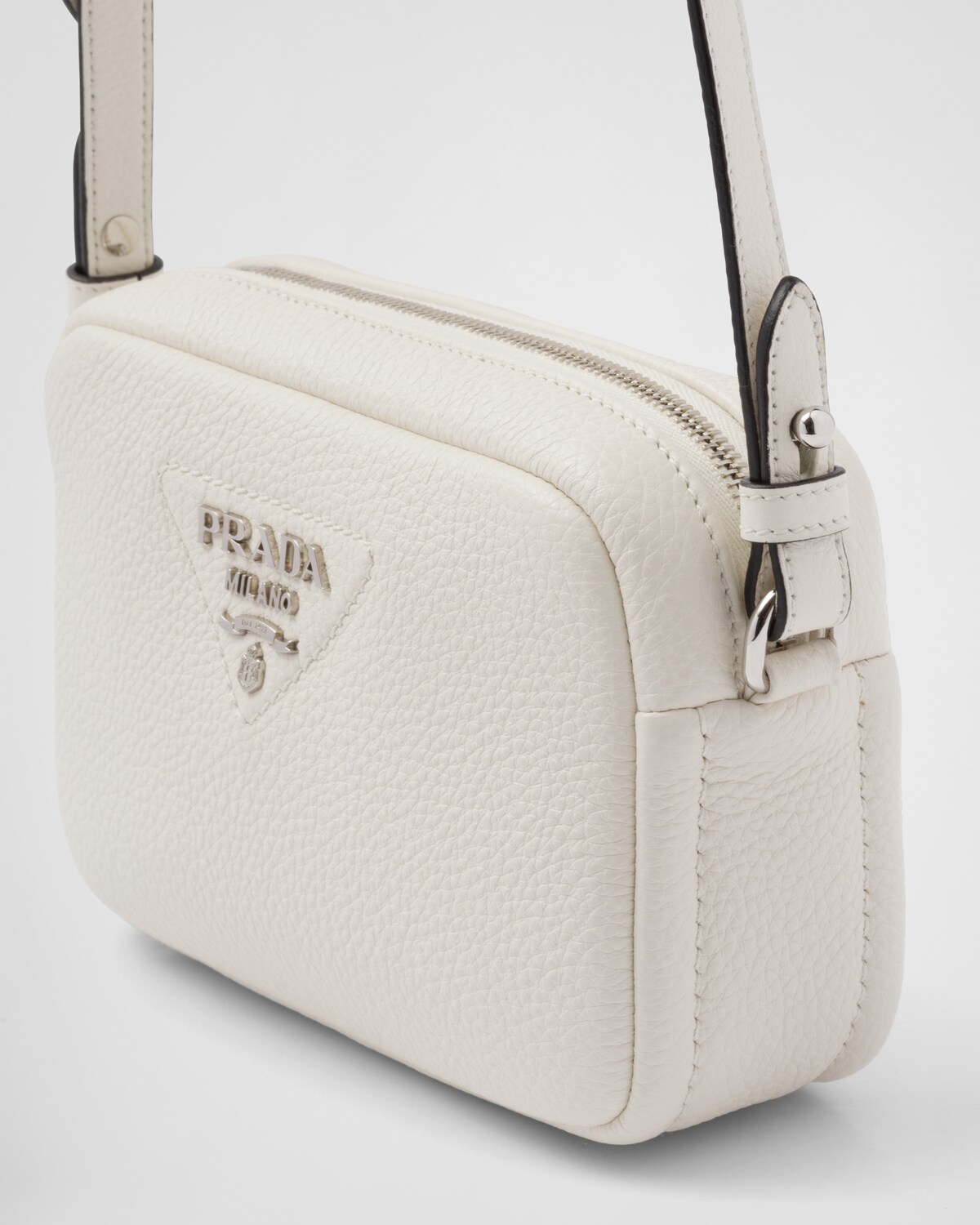 White Small Leather Bag | PRADA
