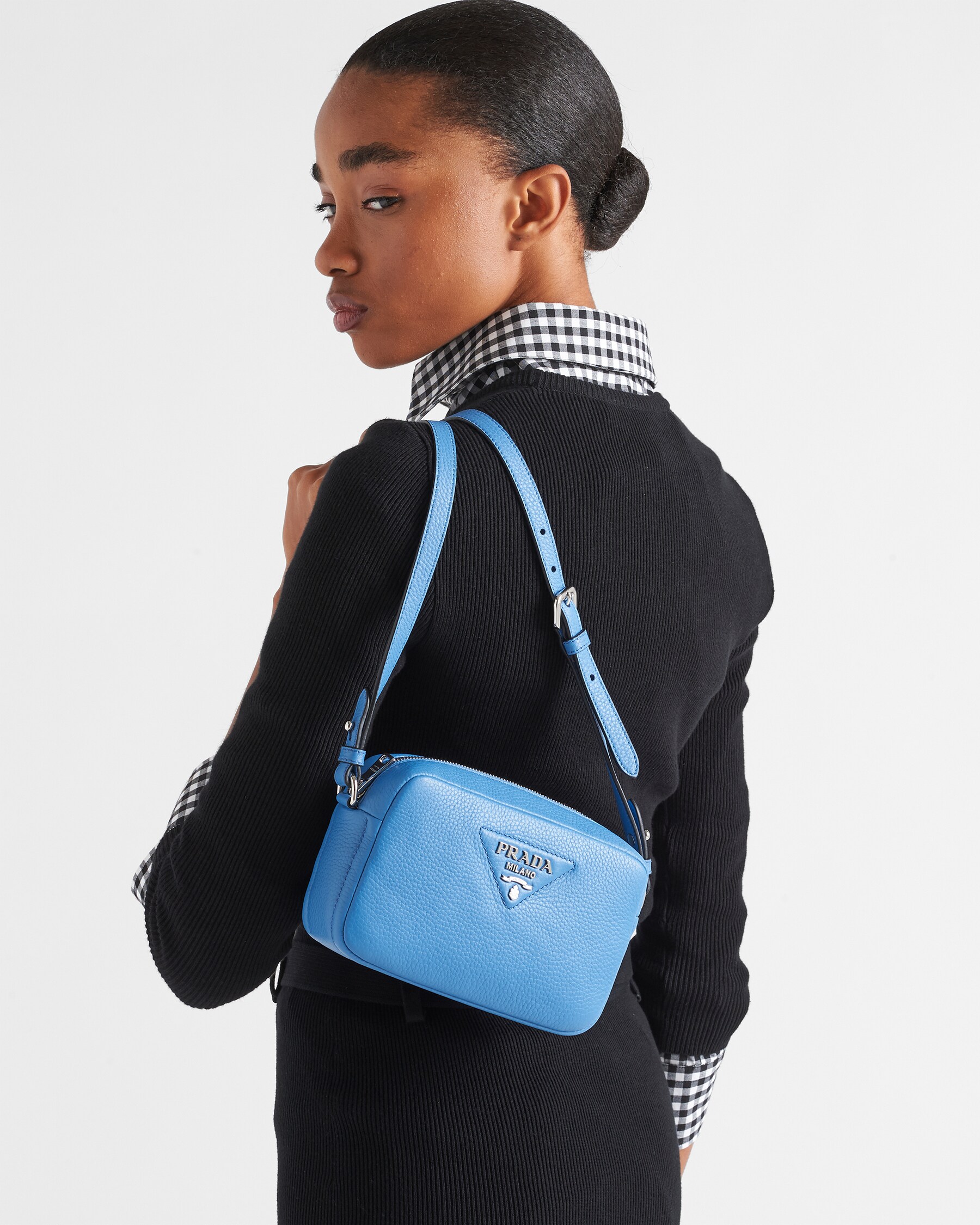 Wave Small Leather Bag | PRADA