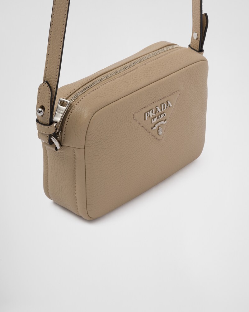Sand Small Leather Bag | PRADA