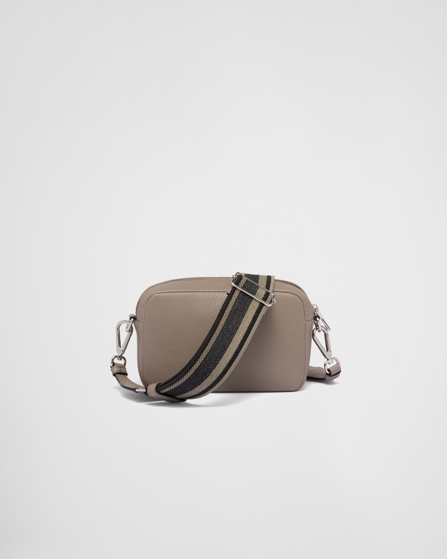 Clay Grey Small Leather Bag | PRADA
