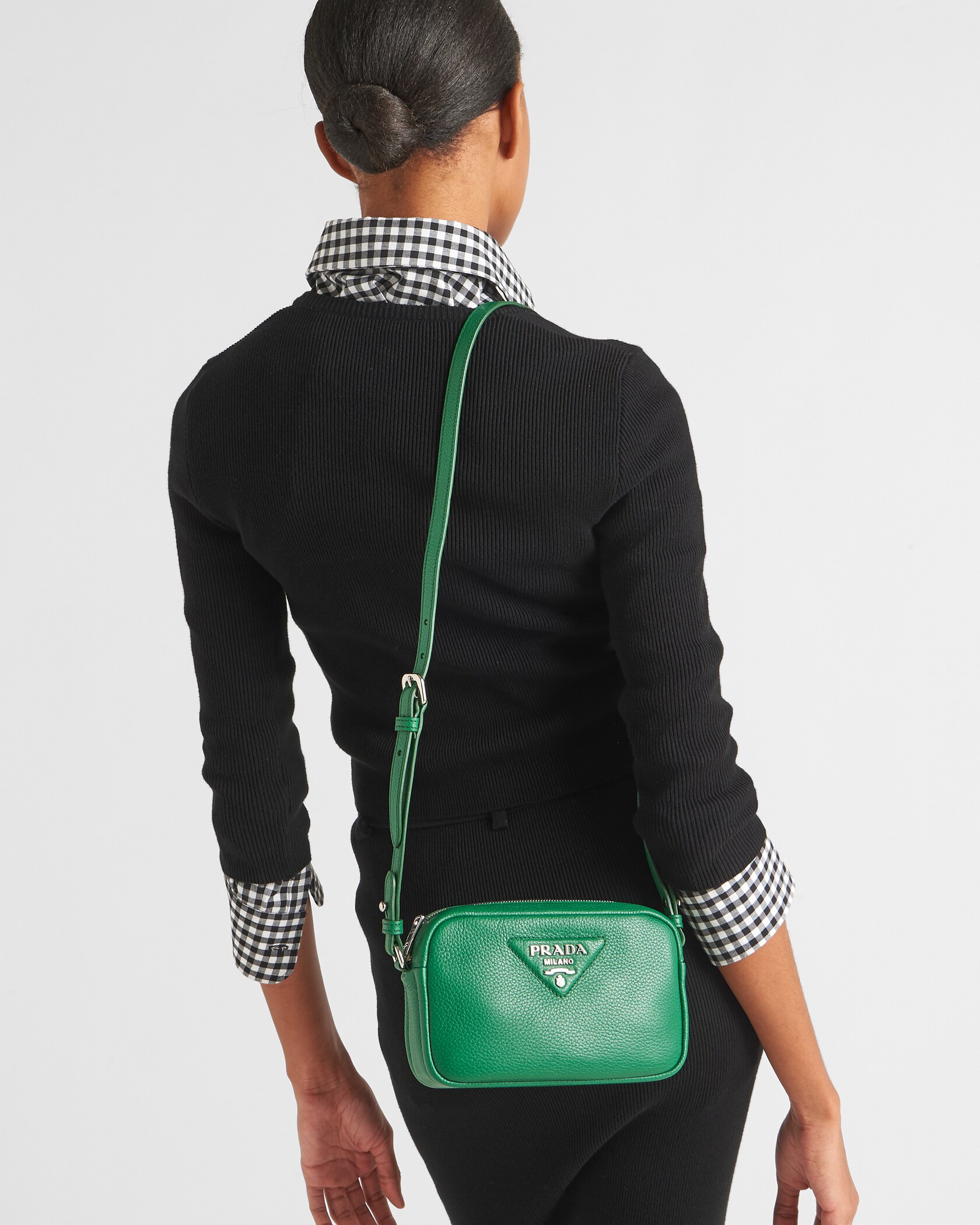 Green Small Leather Bag | PRADA