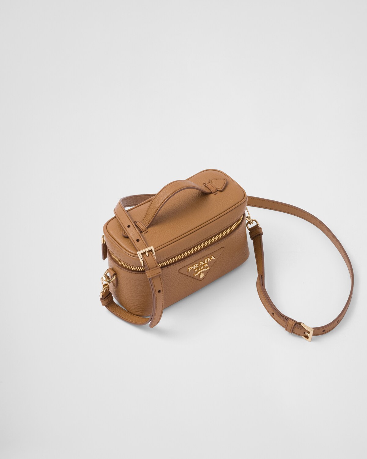 Caramel Leather Mini-bag | PRADA
