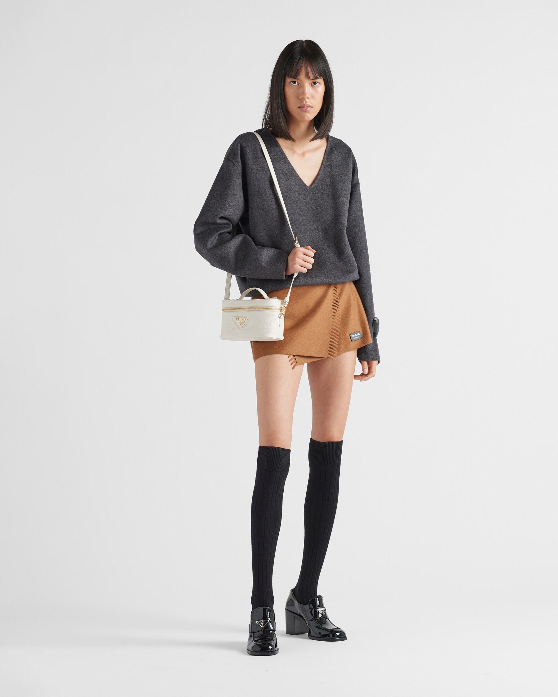 White Leather Mini-bag | PRADA