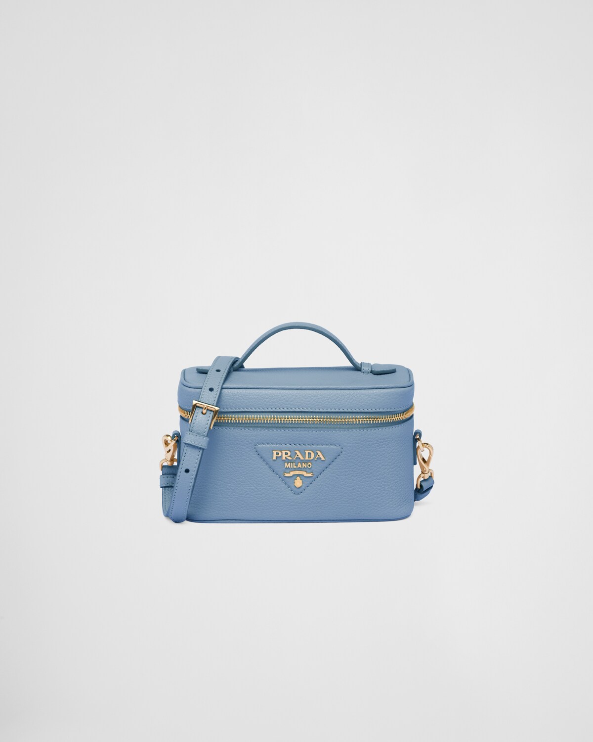 Astral Blue Leather Mini-bag | PRADA