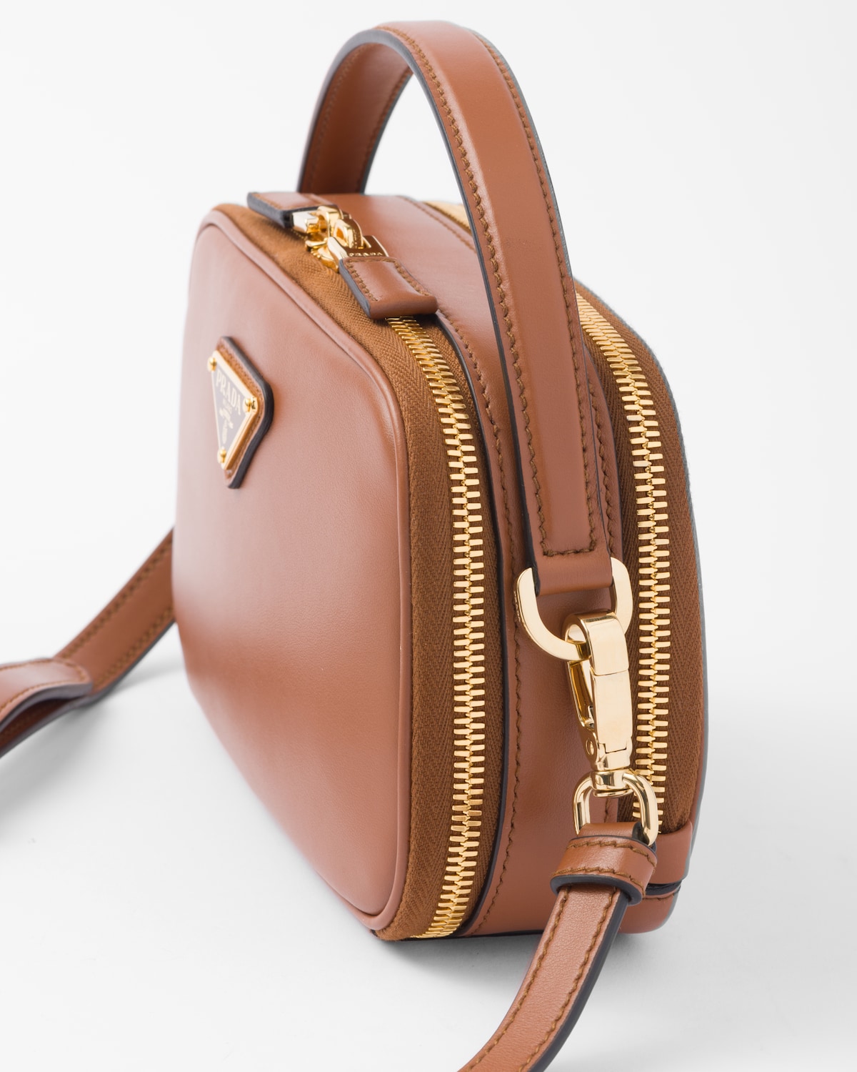 Cognac Leather Mini-bag | PRADA