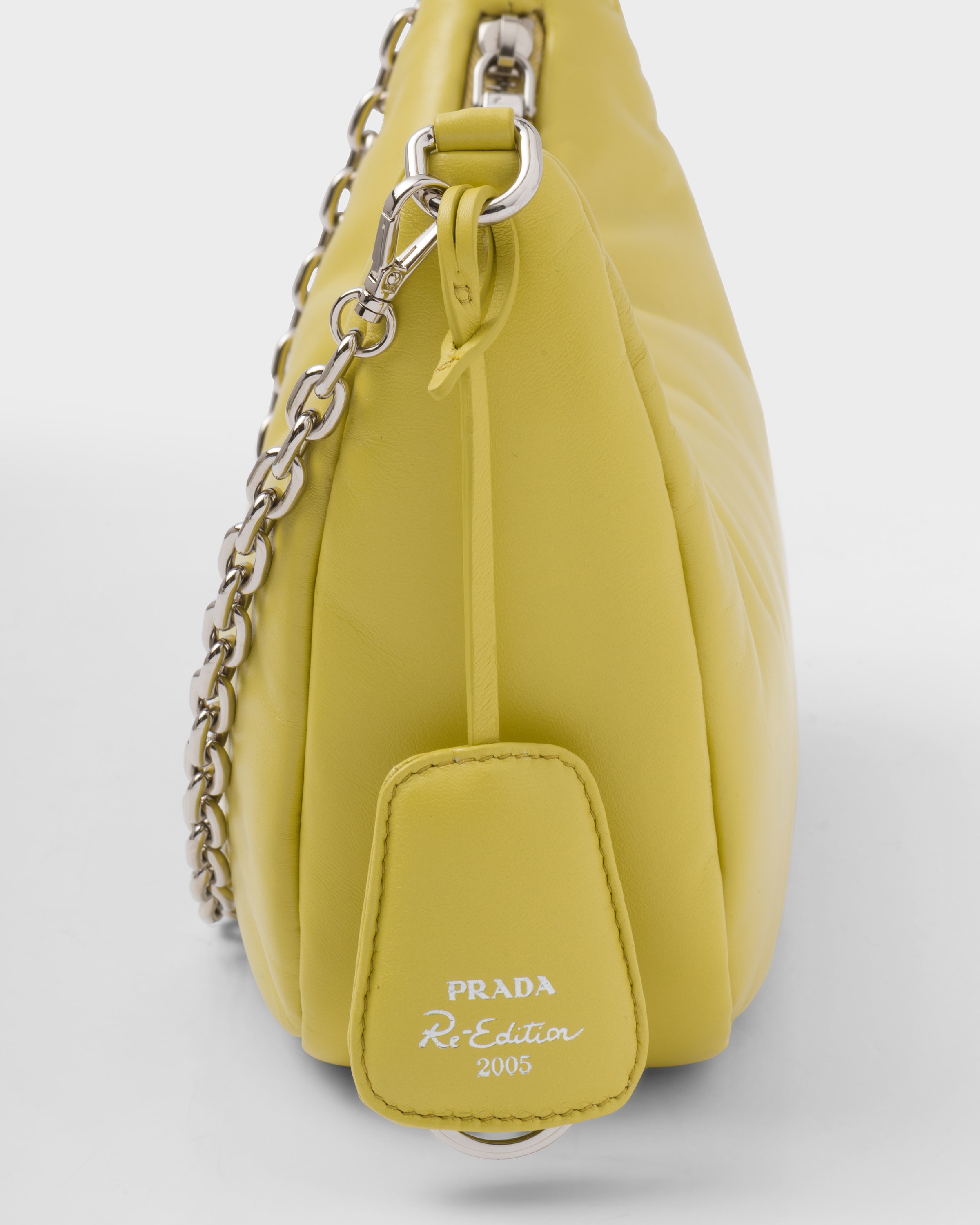 Citron Yellow Padded Nappa-leather Prada Re-edition 2005 Shoulder Bag ...