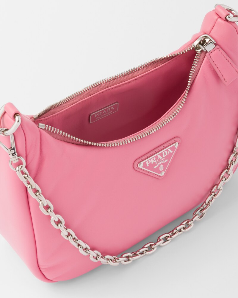 Geranium Pink Padded Nappa-leather Prada Re-edition 2005 Shoulder Bag ...