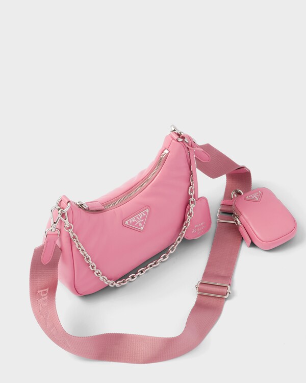 Geranium Pink Padded Nappa-leather Prada Re-edition 2005 Shoulder Bag ...