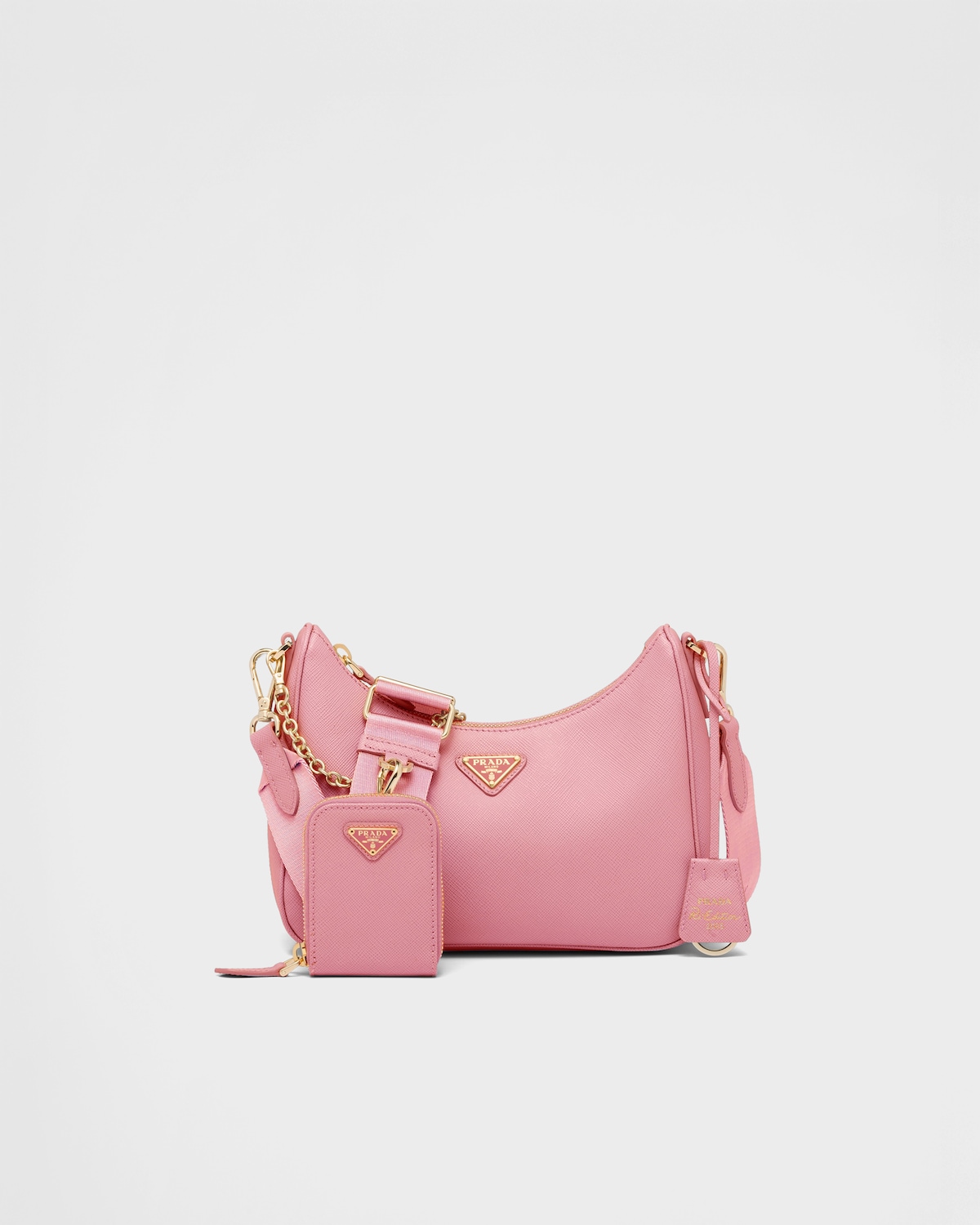 Petal Pink Prada Re-edition 2005 Saffiano Leather Bag | PRADA