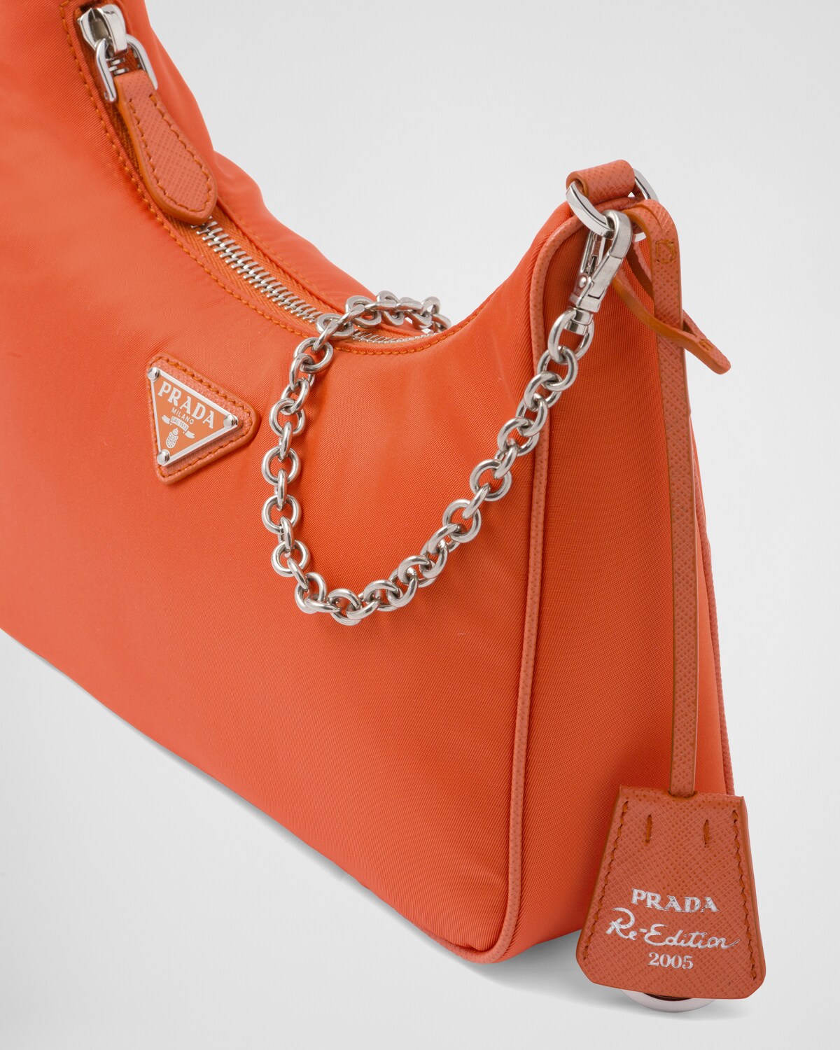 Orange Prada Re-edition 2005 Re-nylon Bag | PRADA