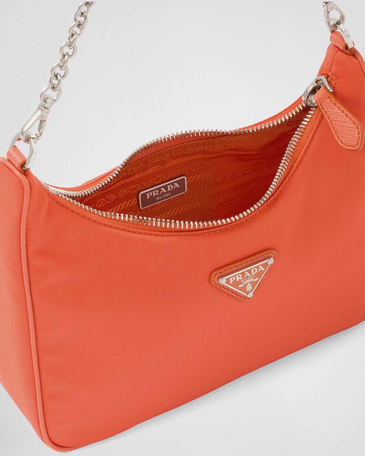 Orange Prada Re-edition 2005 Re-nylon Bag | PRADA