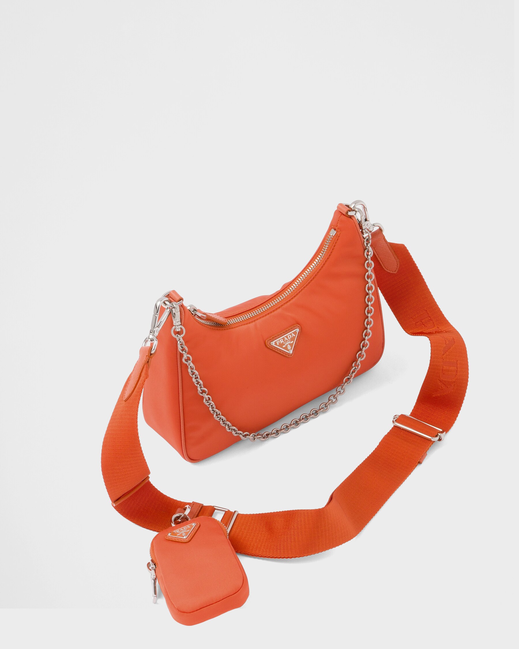 Orange Prada Re-edition 2005 Re-nylon Bag | PRADA