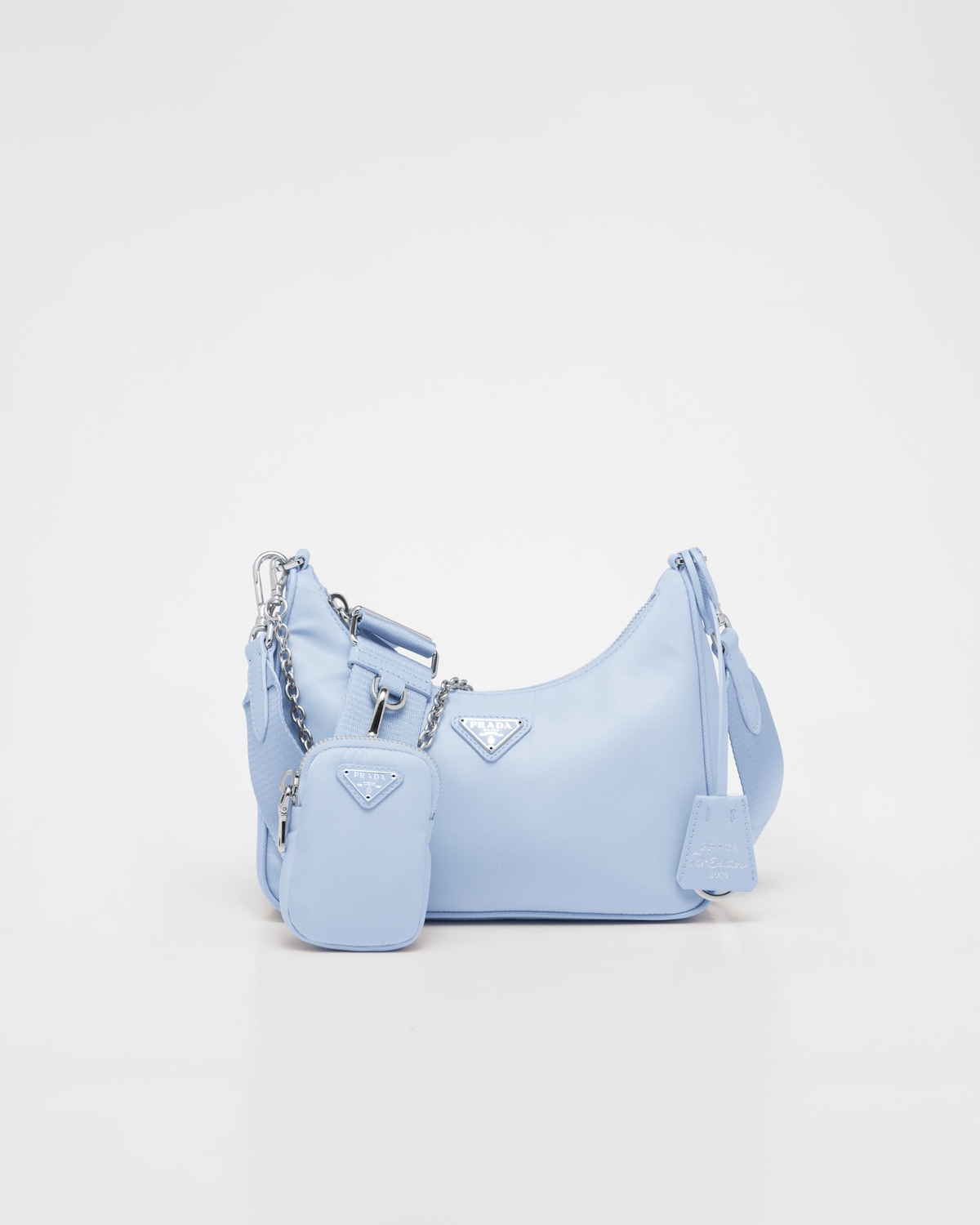 Light Blue Prada Re-edition 2005 Re-nylon Bag | PRADA