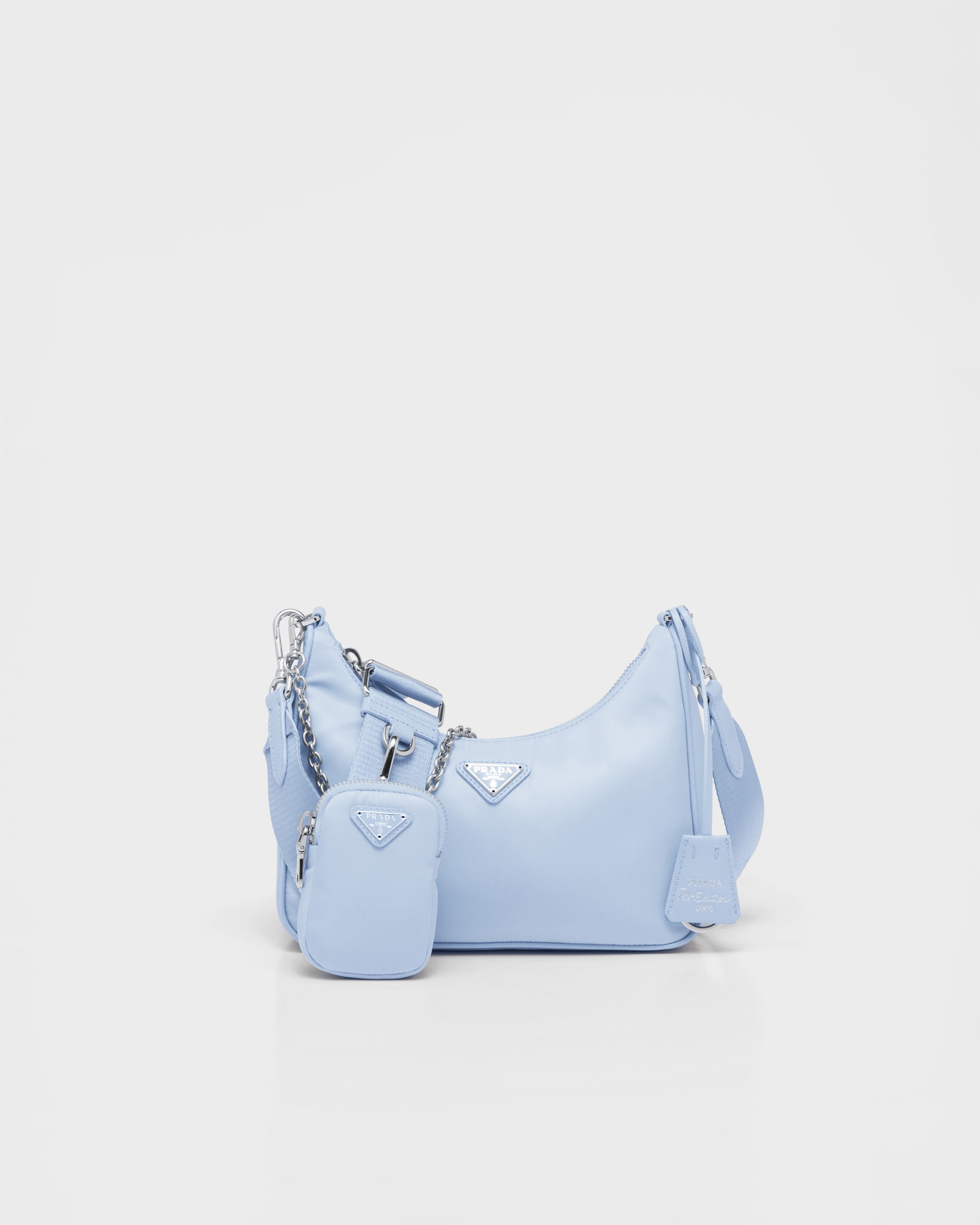 Light Blue Prada Re-edition 2005 Re-nylon Bag | PRADA