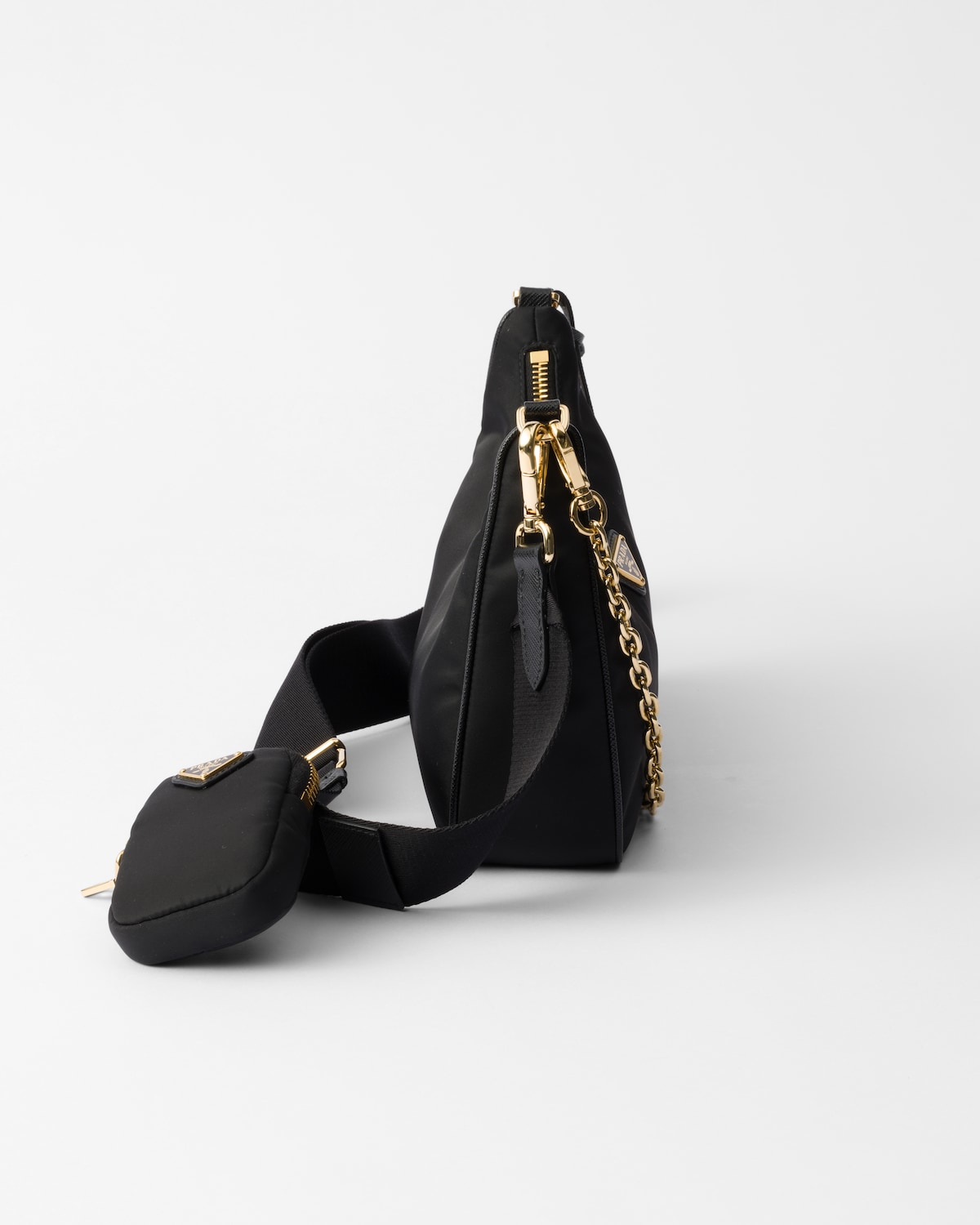 Black Prada Re-edition 2005 Re-nylon Bag | PRADA