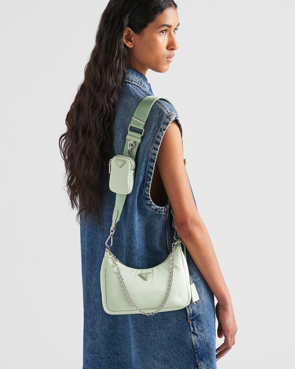 Aqua Prada Re-edition 2005 Re-nylon Bag | PRADA