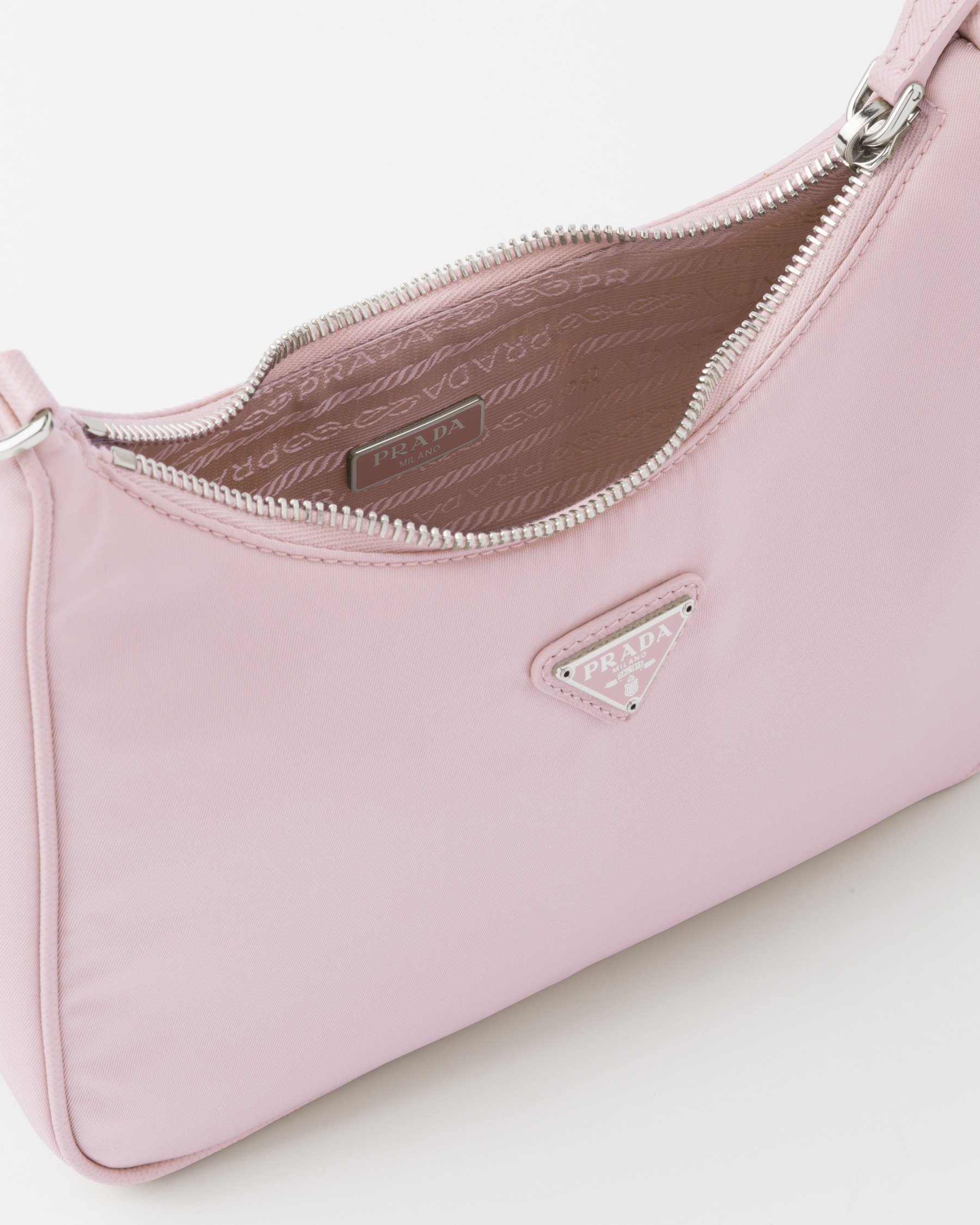 Alabaster Pink Prada Re-edition 2005 Re-nylon Bag | PRADA