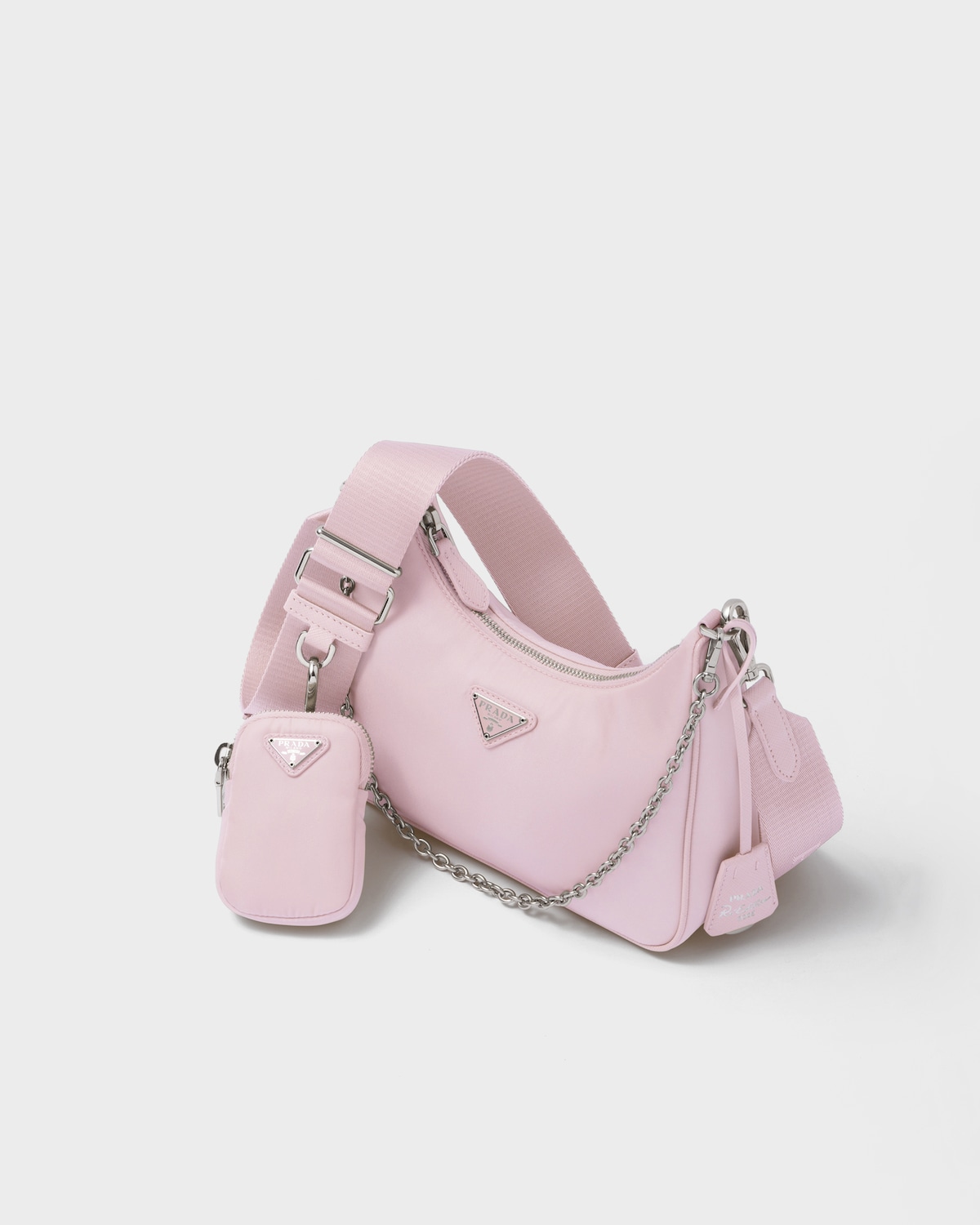 Alabaster Pink Prada Re-edition 2005 Re-nylon Bag | PRADA