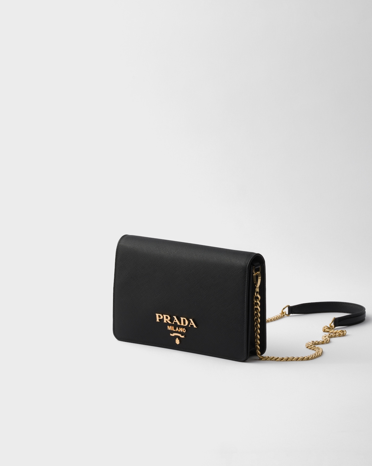 Black Mini Saffiano Leather Bag | PRADA - United States