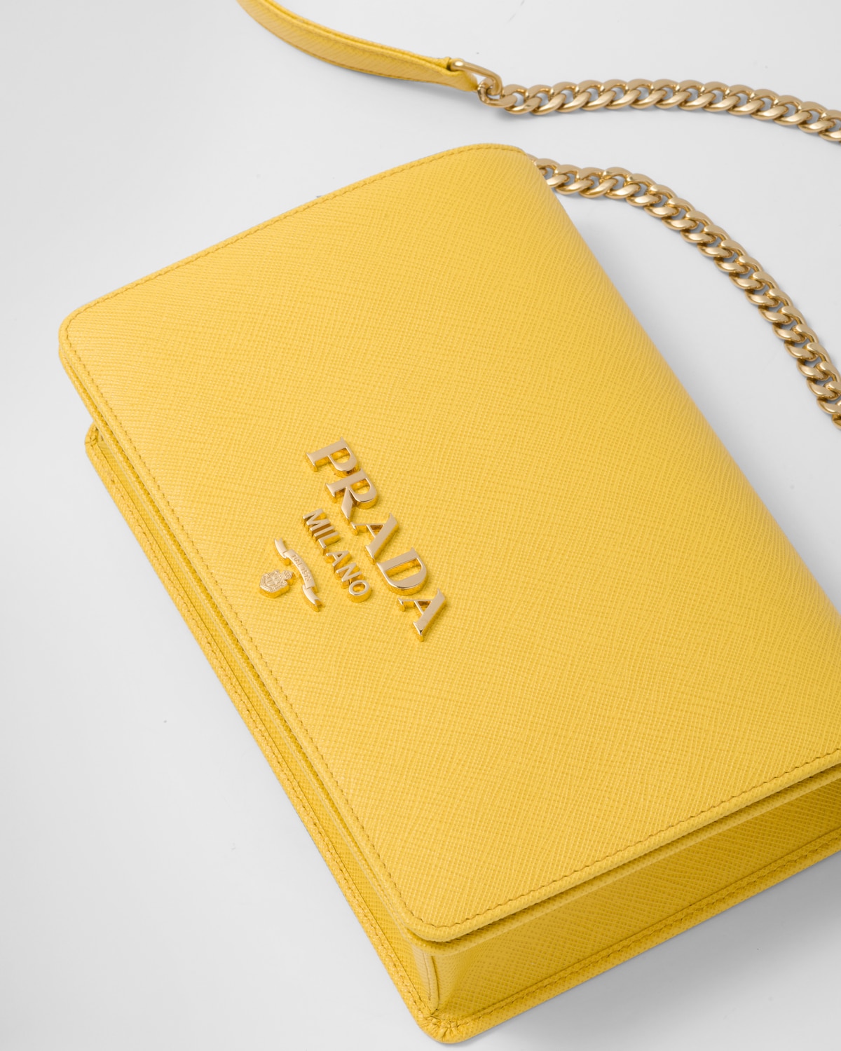 Sunny Yellow Saffiano Leather Mini Bag | PRADA