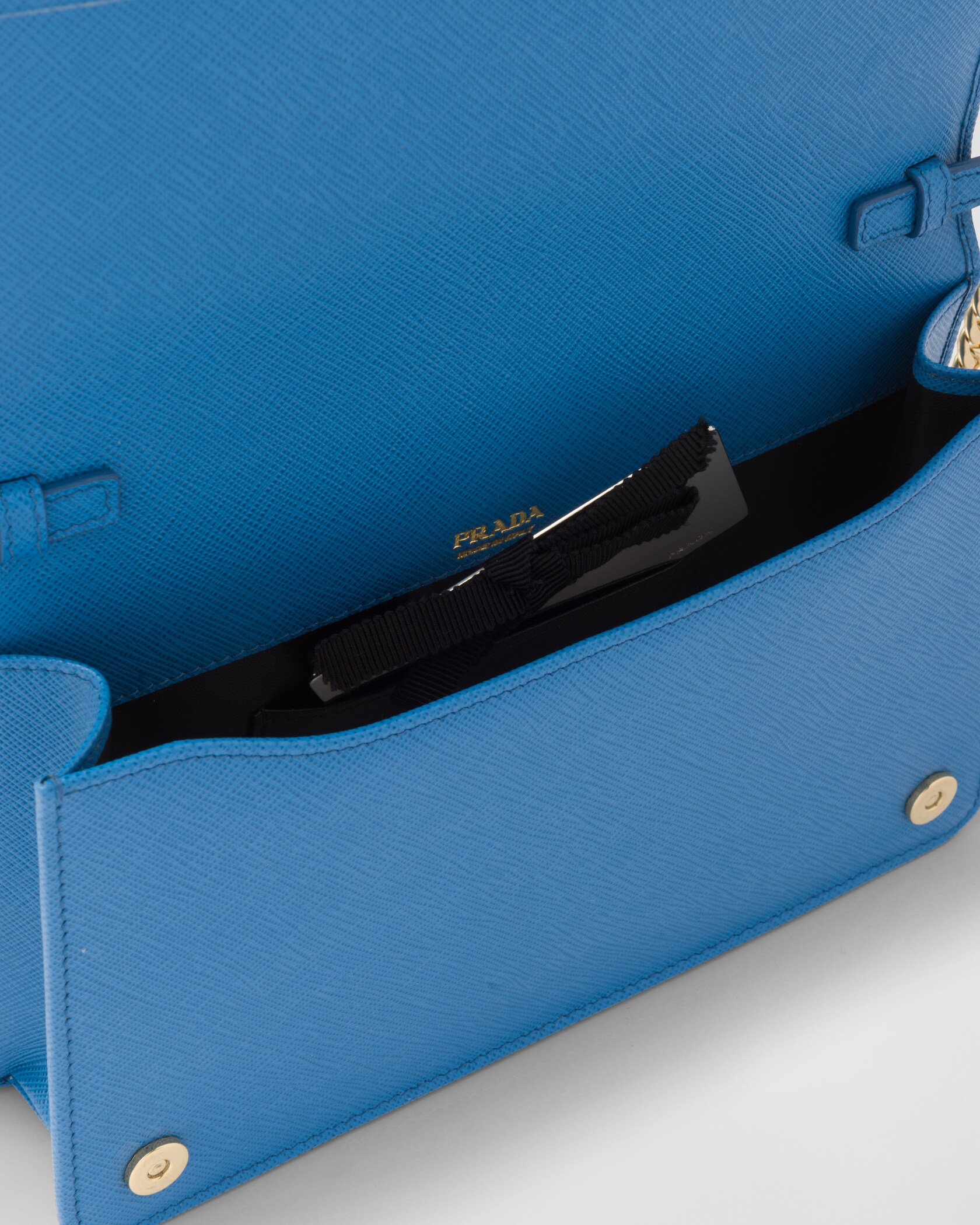 Light Blue Saffiano Leather Mini Bag | PRADA