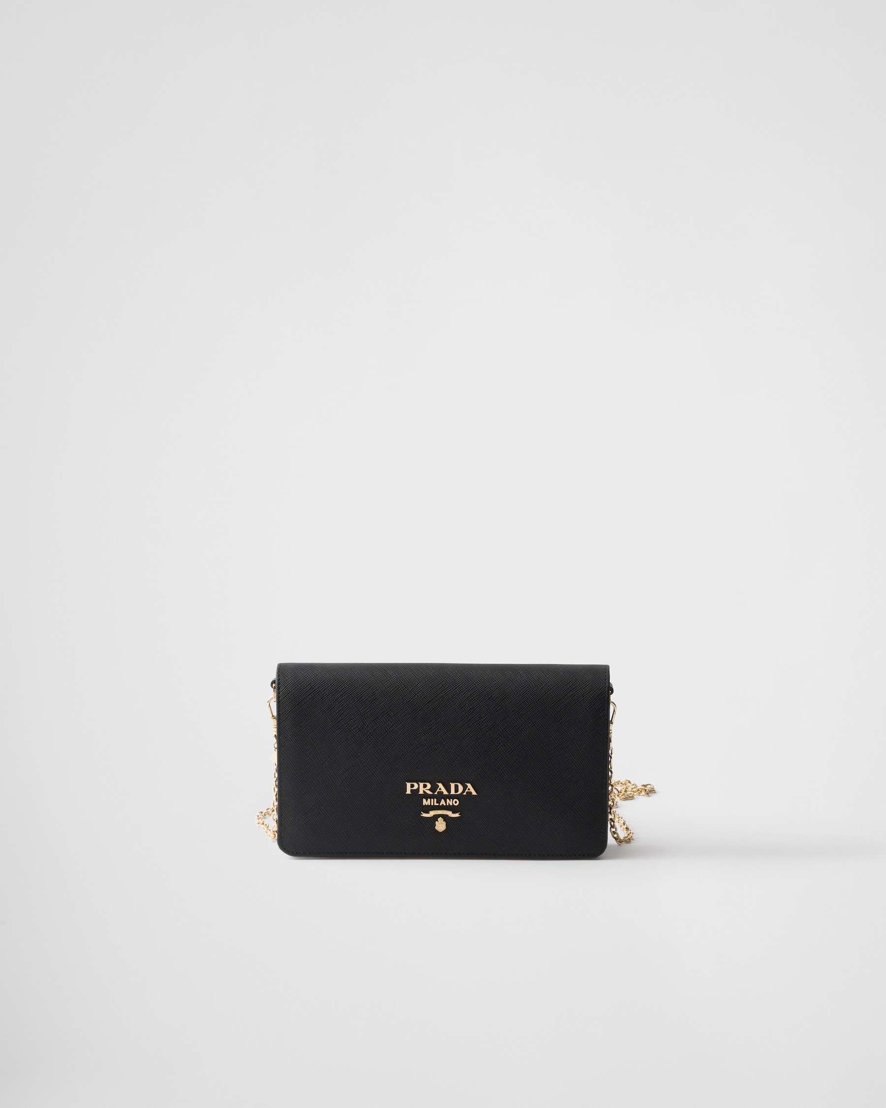 Black Mini Saffiano Leather Bag | PRADA