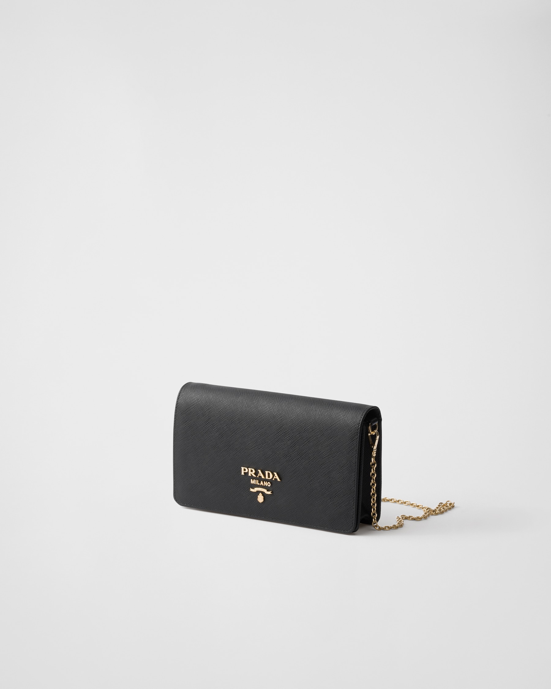 Black Mini Saffiano Leather Bag | PRADA