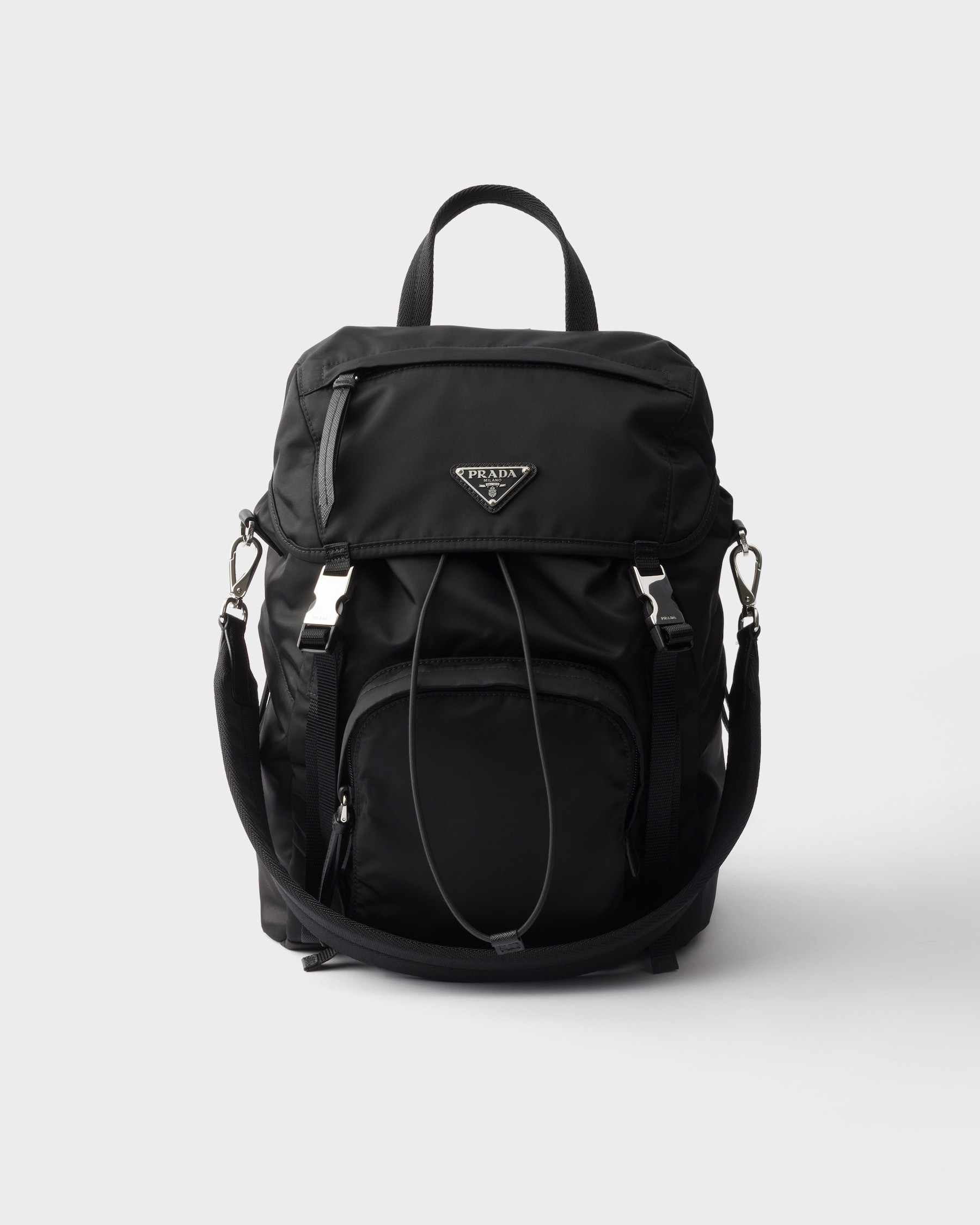Black Re-nylon Backpack | PRADA