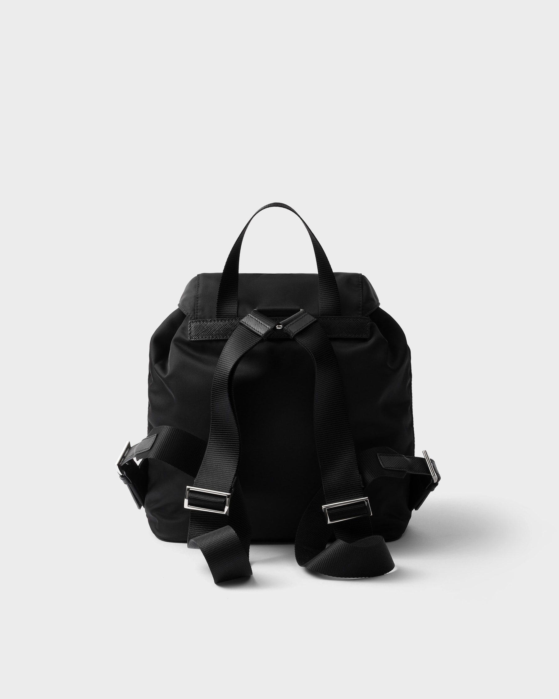 Black Small Re-nylon Backpack | PRADA