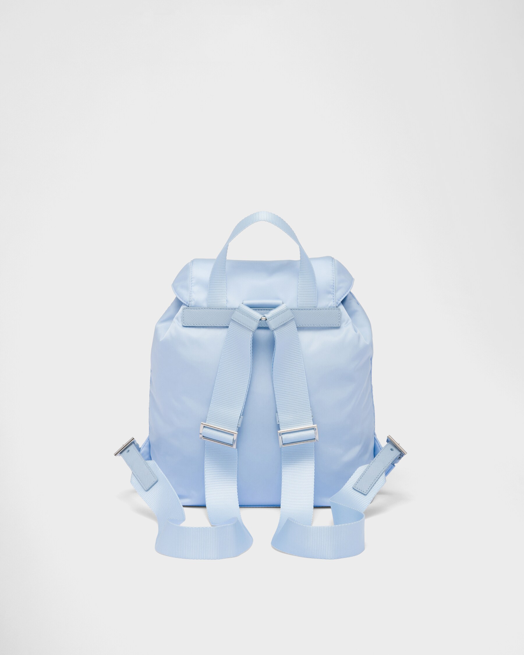 Light Blue Small Re-nylon Backpack | PRADA