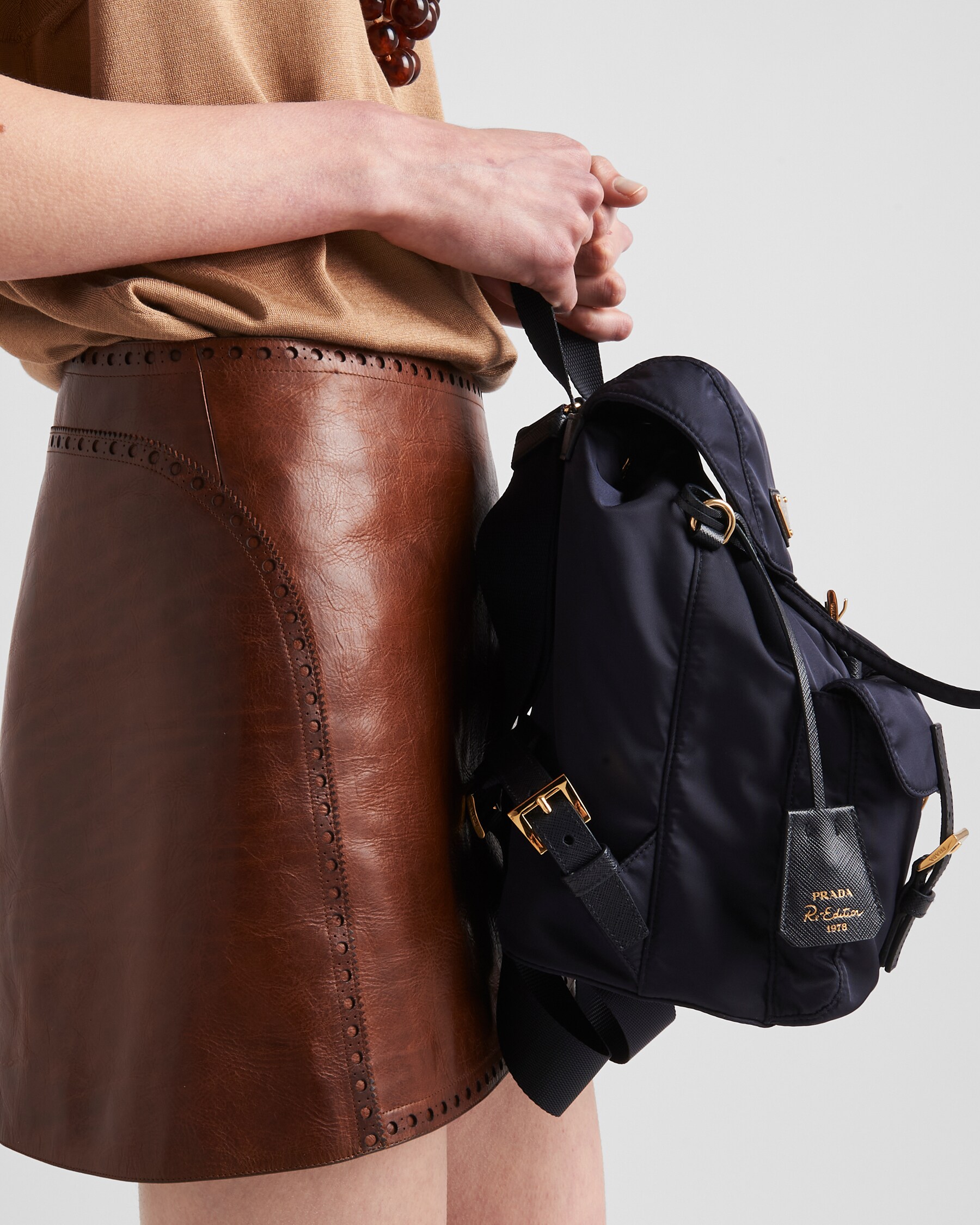 Blue Prada Re-edition 1978 Small Re-nylon Backpack | PRADA