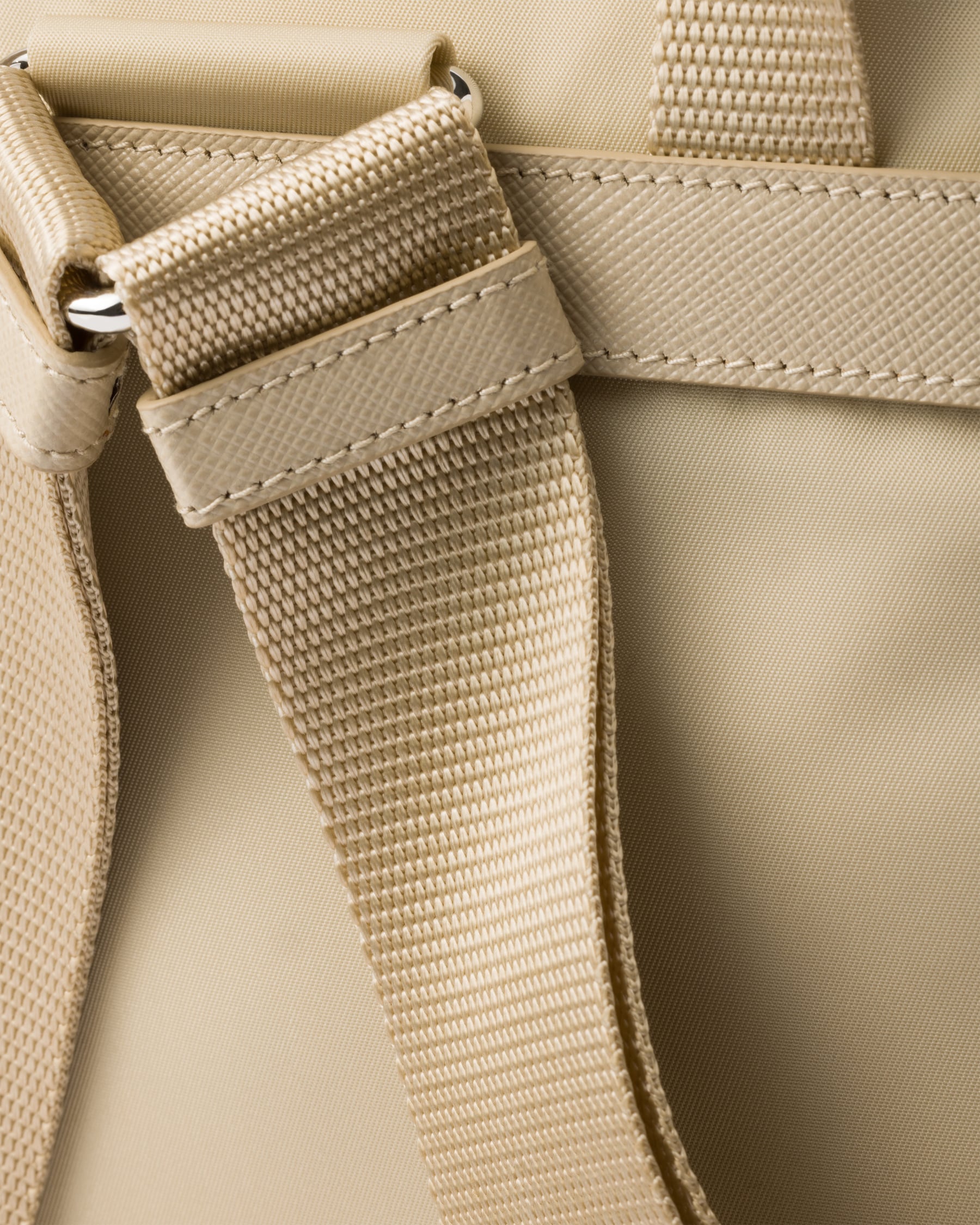 Desert Beige Small Re-nylon Backpack | PRADA