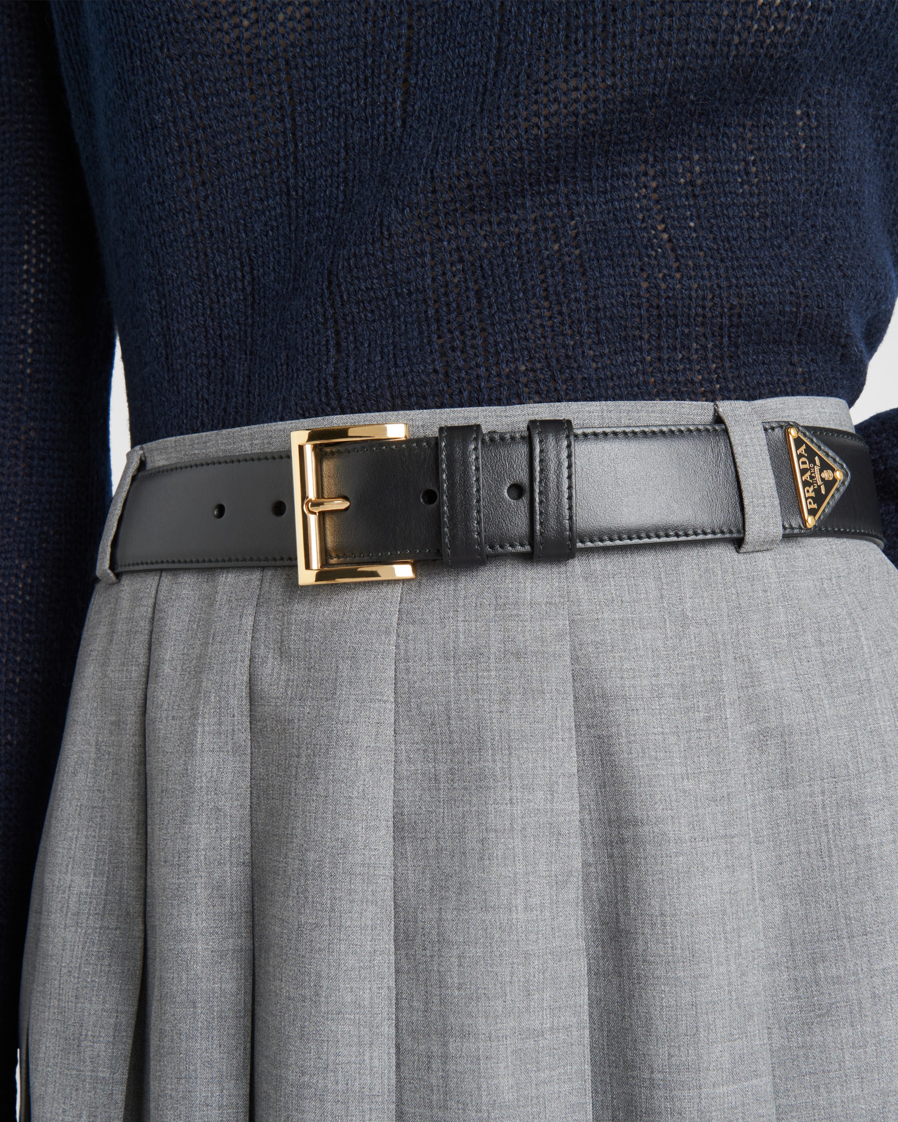 Black Leather Belt | PRADA