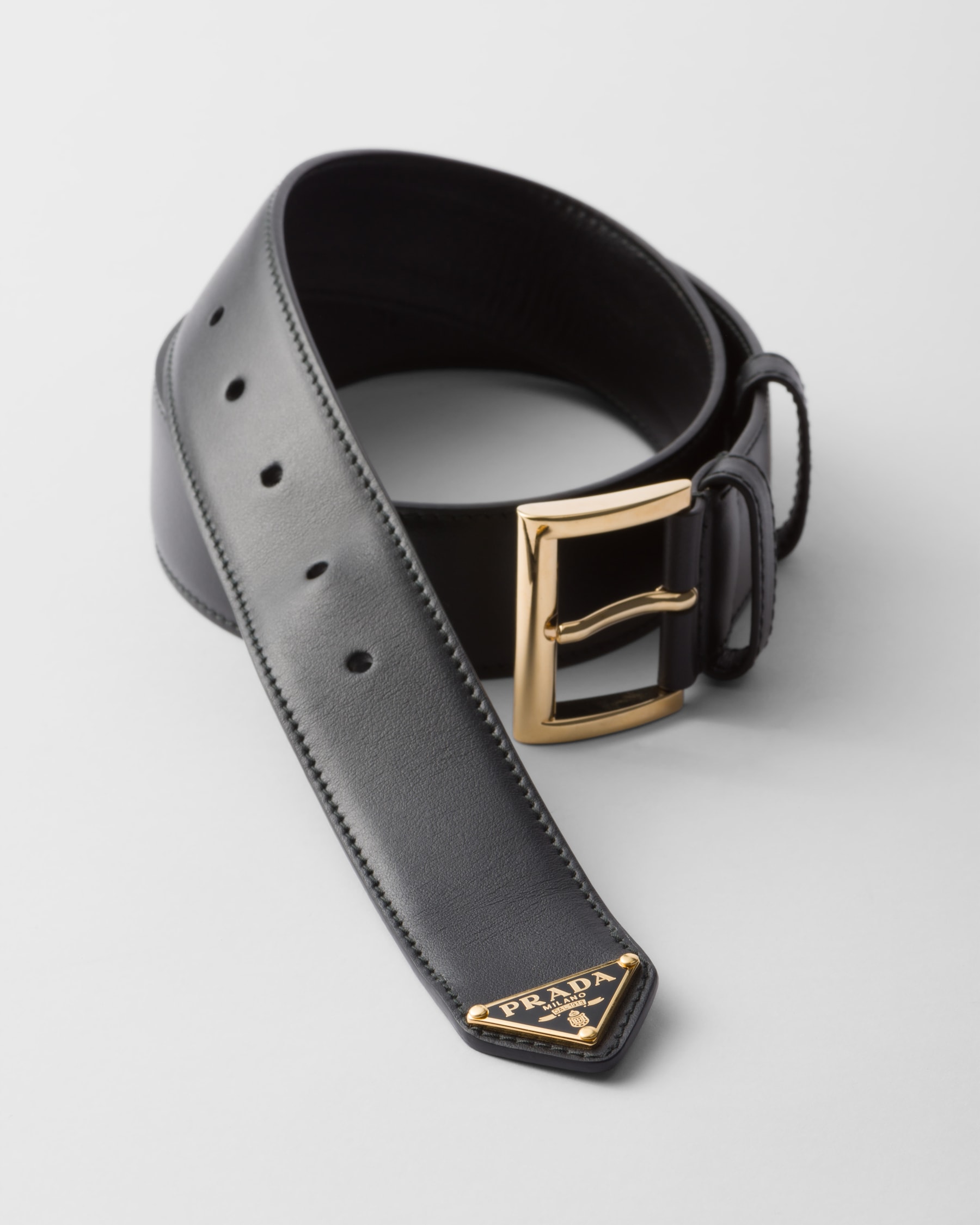 Black Leather Belt | PRADA