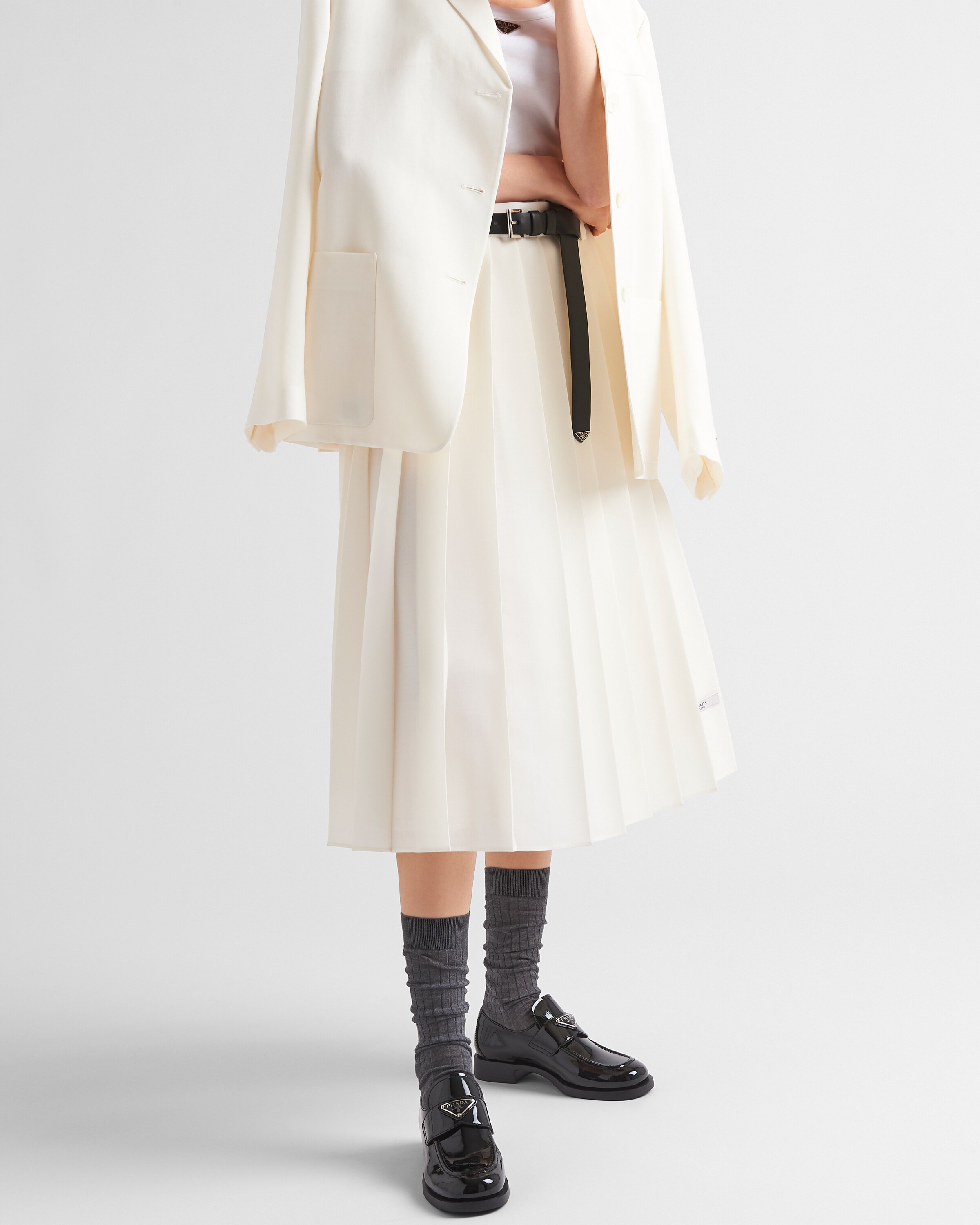 Black Patent-leather loafers | Prada