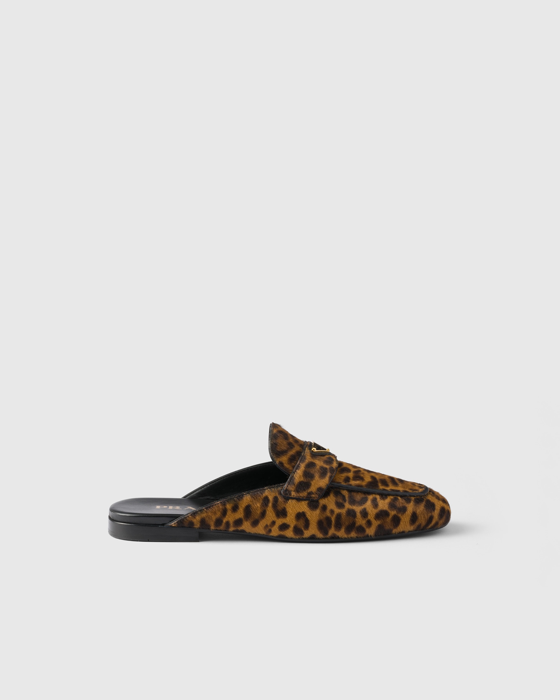 Honey Leopard-print Leather Mules | PRADA