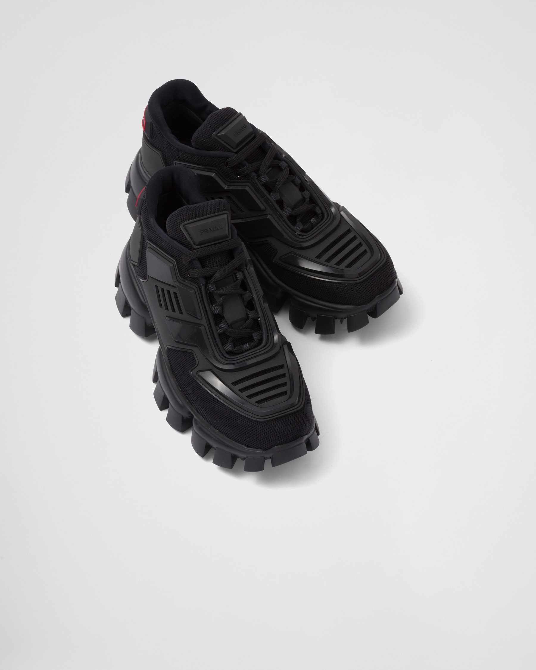 Black Prada Cloudbust Thunder Sneakers | PRADA
